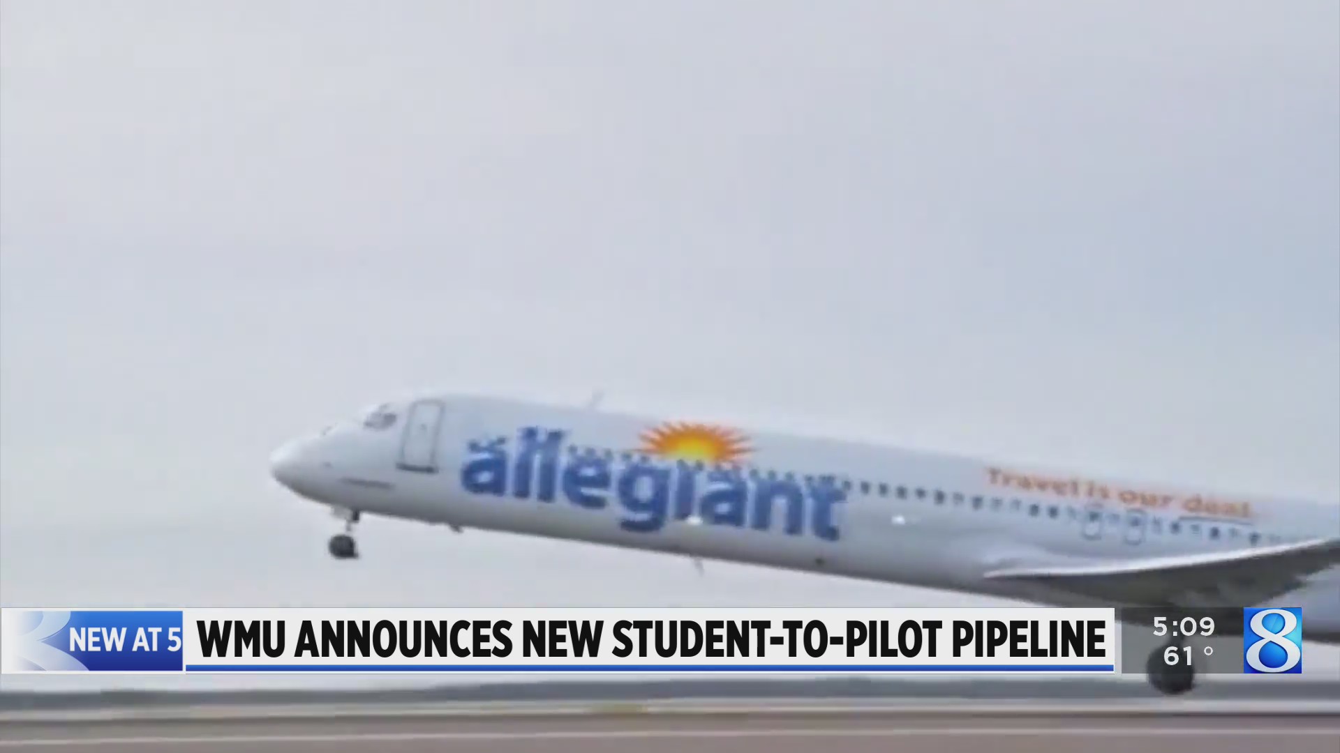 WMU Aviation adds job pathway program with Allegiant – WOODTV.com