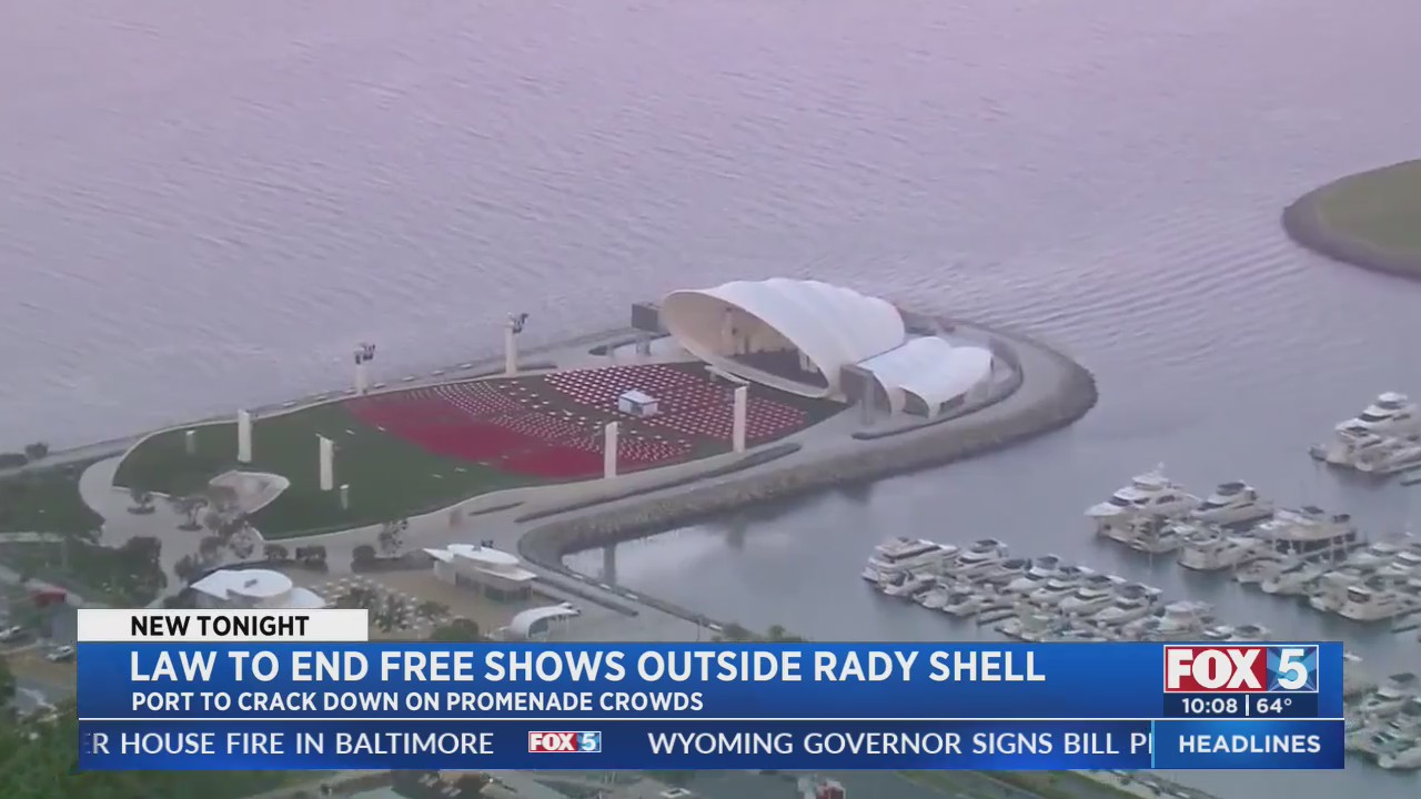Law To End Free Shows Outside Rady Shell – FOX 5 San Diego & KUSI News
