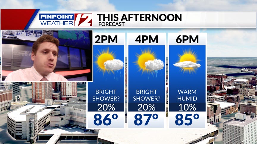 Weather Now: Lots of Sun, Humid This Afternoon – WPRI.com
