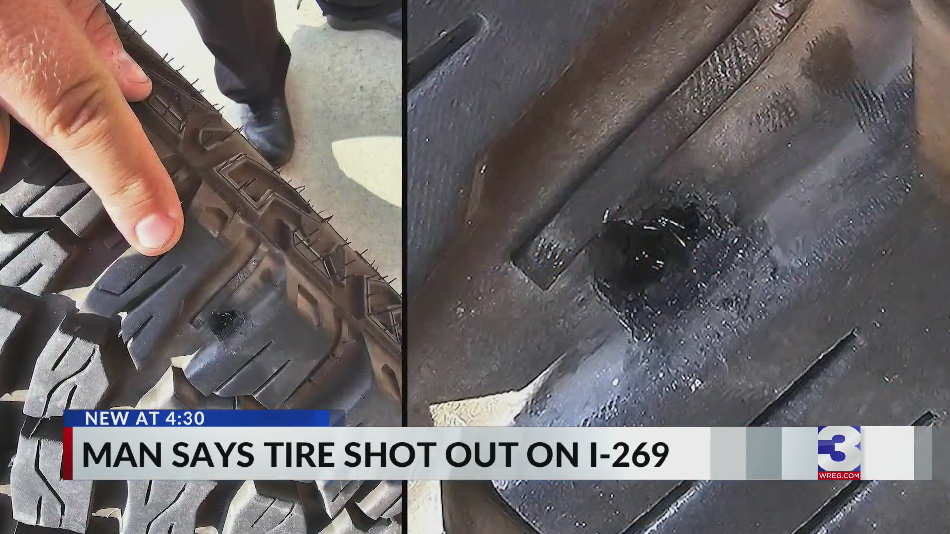 Mississippi man says tire was ‘shot out’ on 269 – WREG.com