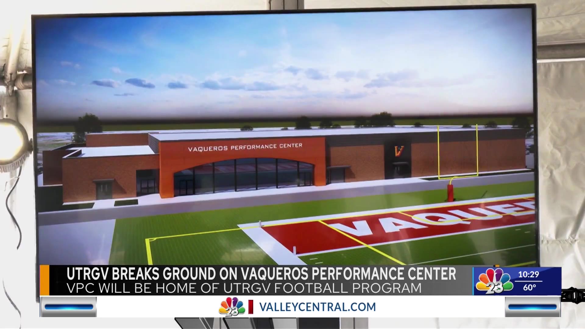 New facility attracting athletes to UTRGV football program – KVEO-TV