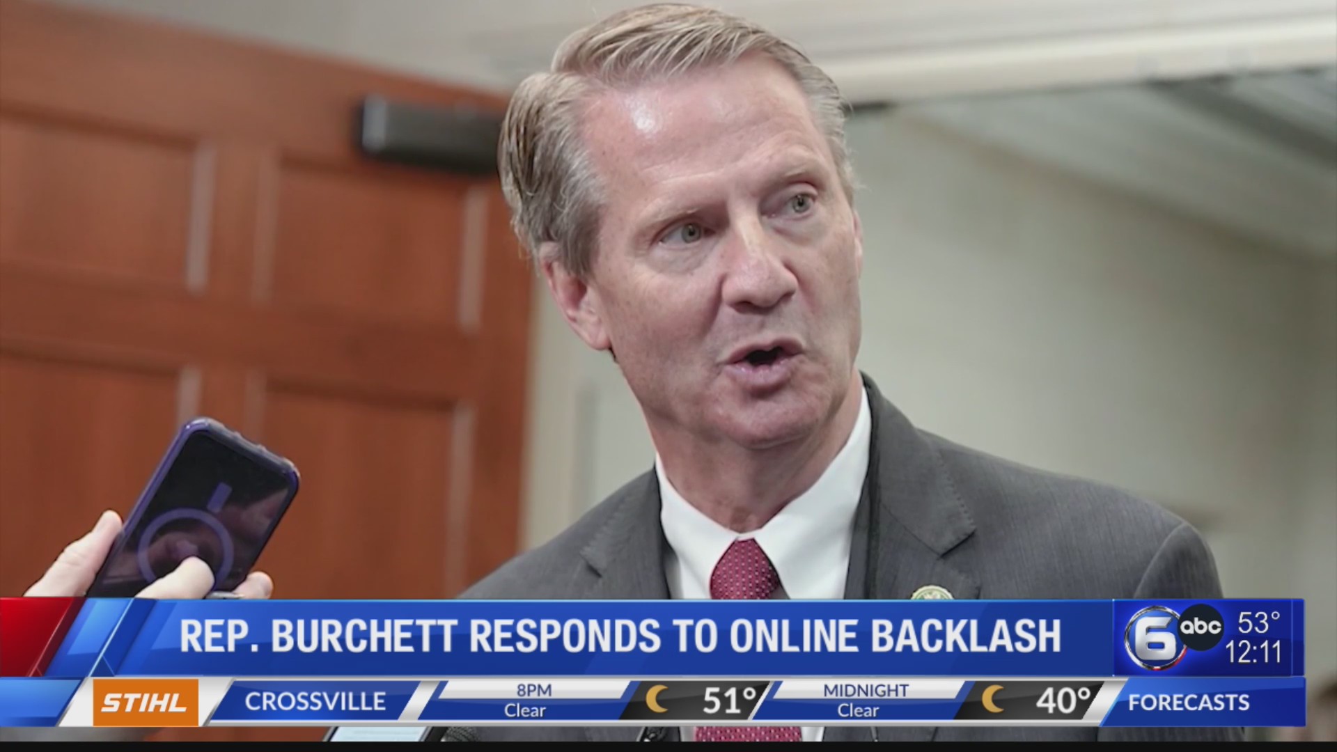 Rep. Burchett Responds to Online Backlash – WATE 6 On Your Side