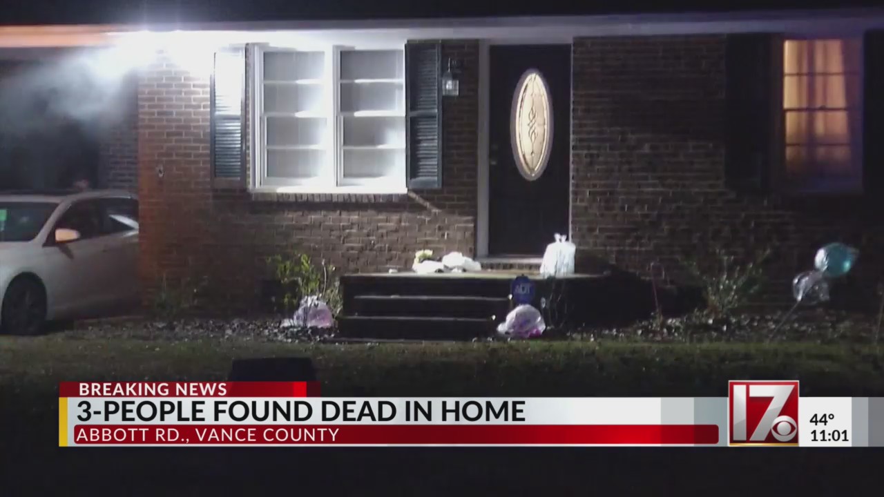 3 found dead in Vance County home south of Henderson, sheriff says ...