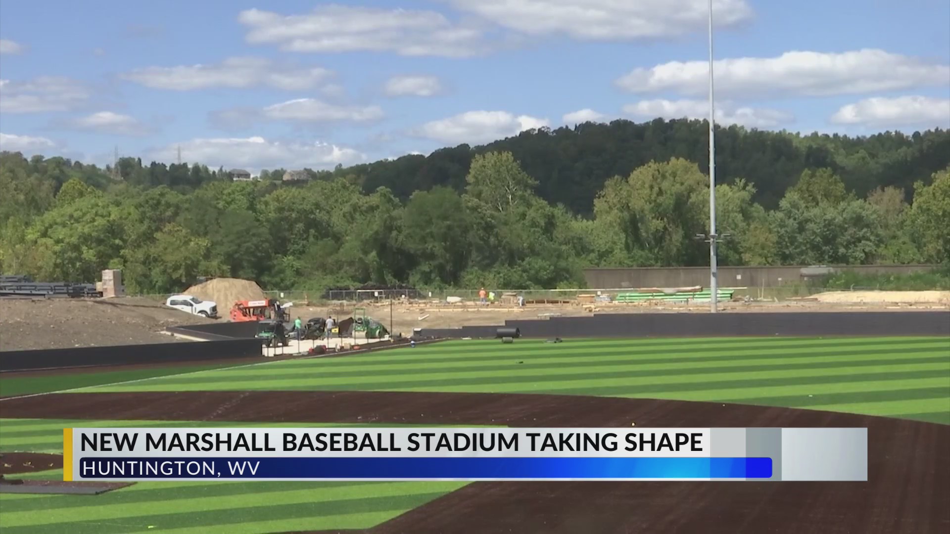 New Marshall baseball stadium taking shape – WOWK 13 News