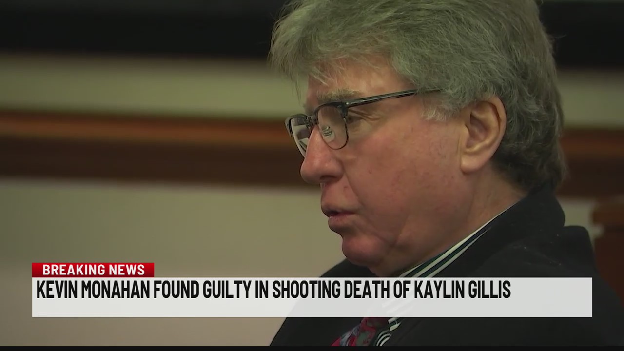 Monahan found guilty in shooting death of Kaylin Gillis – NEWS10 ABC