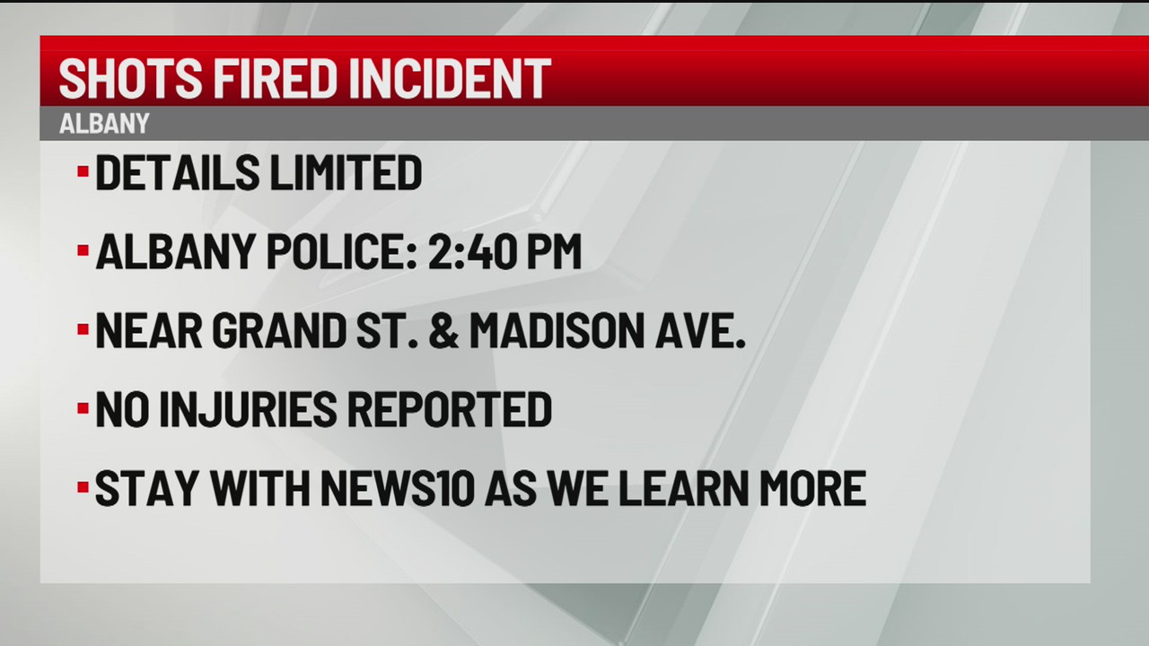 Shots fired incident in Albany – NEWS10 ABC