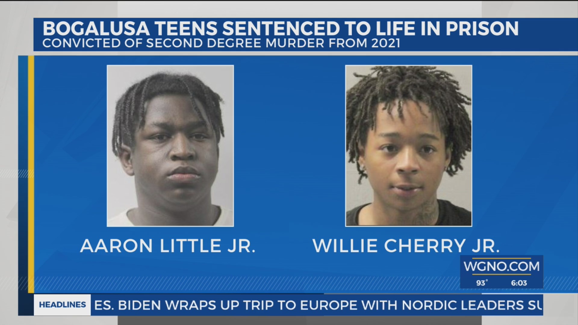 Two given life sentences for 2021 Bogalusa murder – WGNO