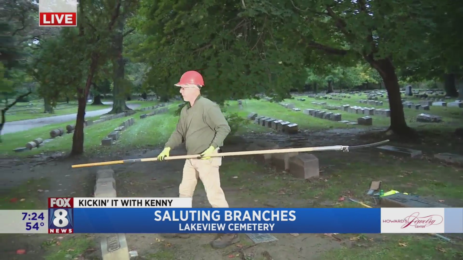 ‘Saluting Branches’ keeps veterans cemeteries beautiful – Fox 8 ...