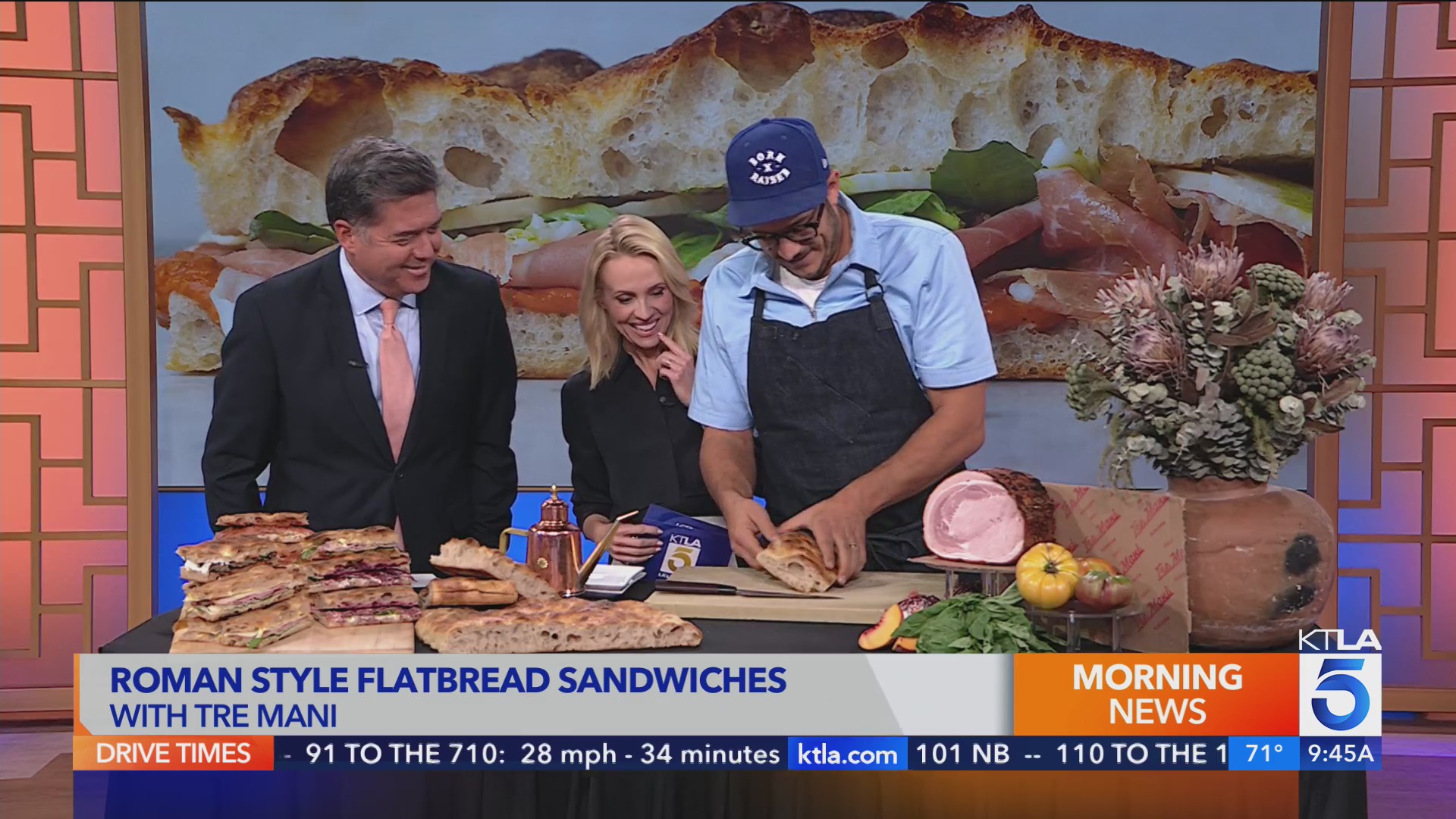 Tre Mani serving Roman-style flatbread sandwiches – KTLA