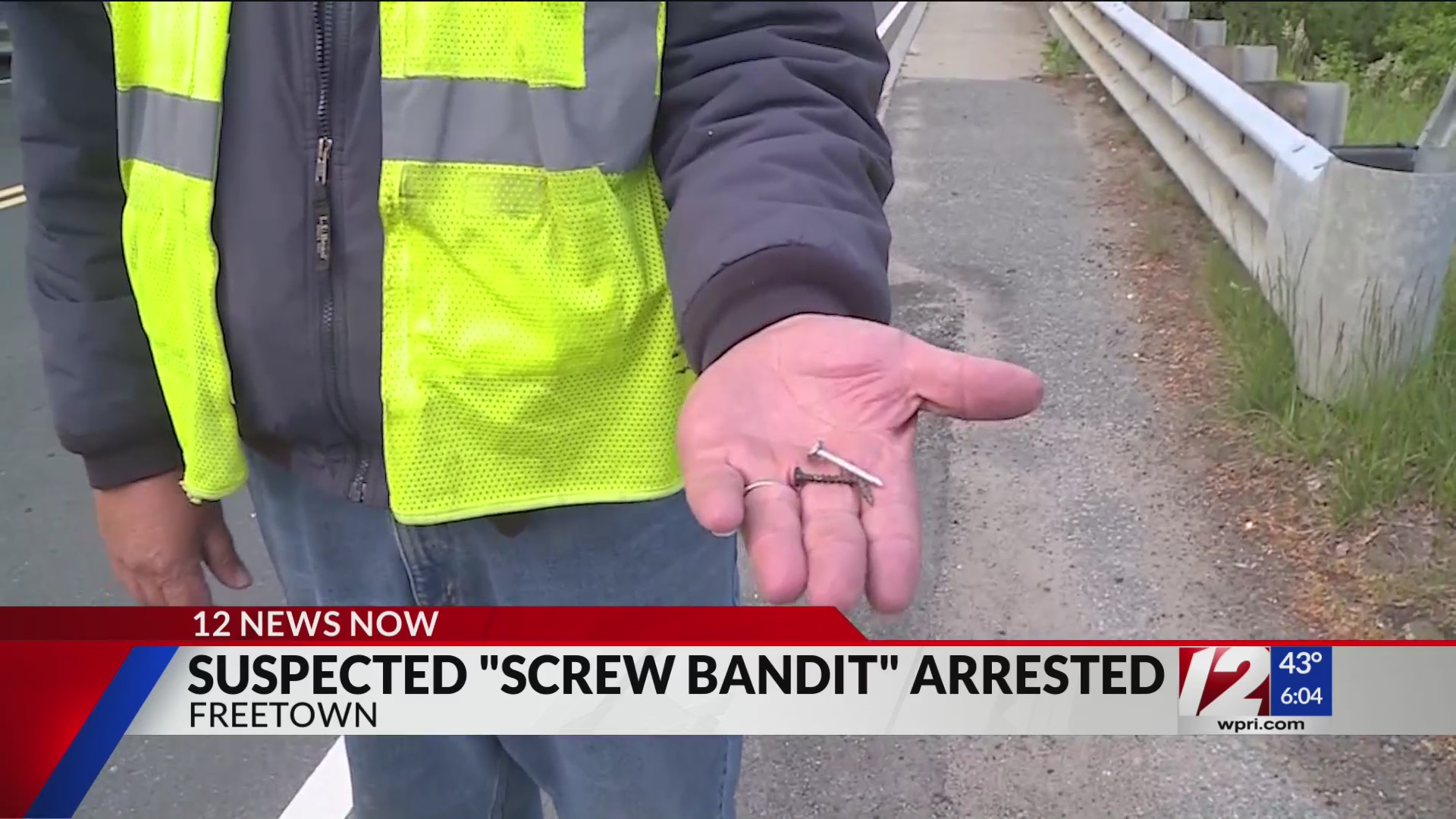 Freetown man accused of scattering screws along busy roadway – WPRI.com