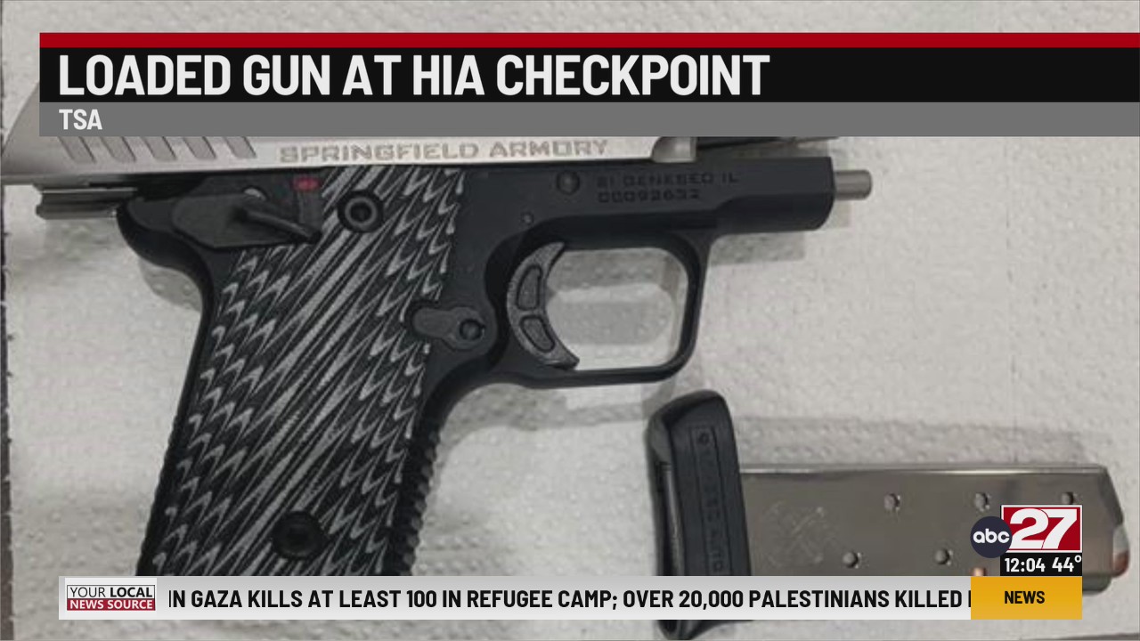 Florida man stopped with loaded gun at HIA – PAhomepage.com
