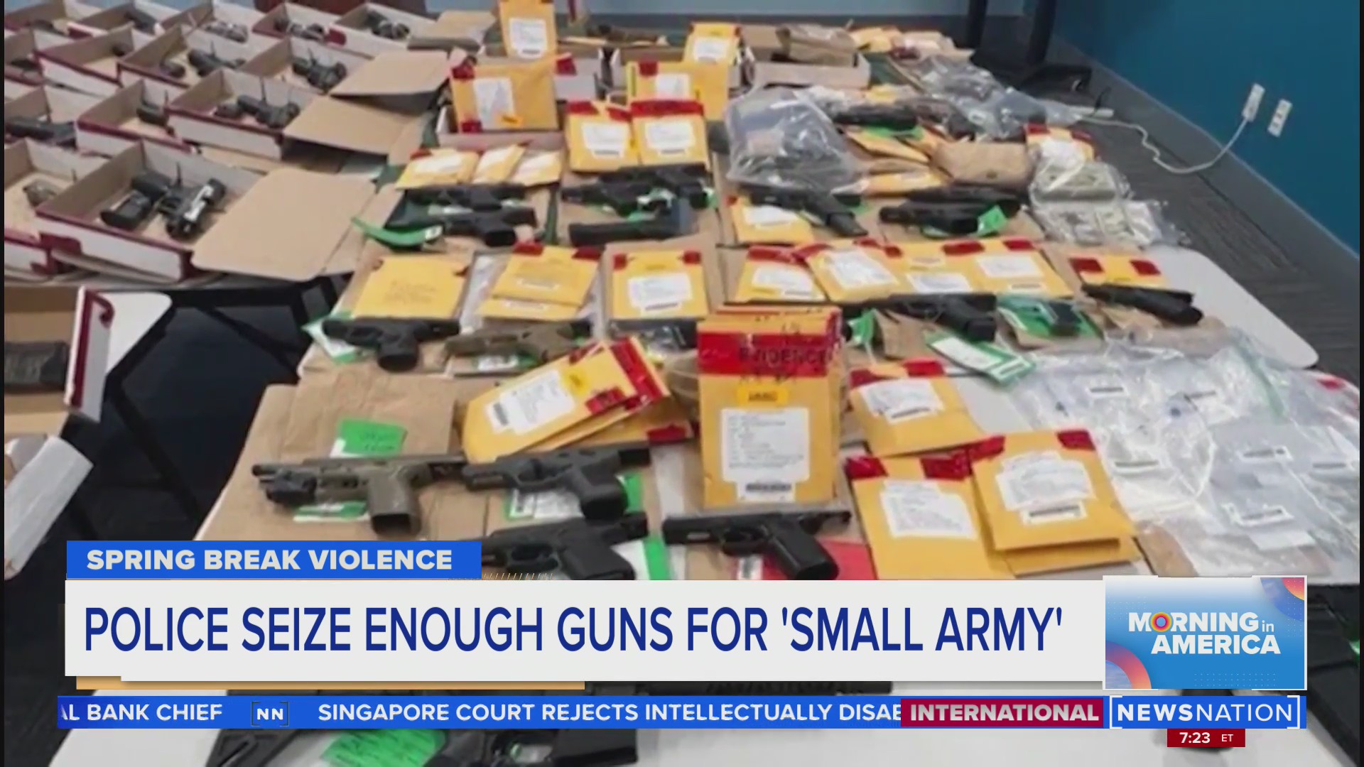 Florida police size enough guns for ‘small army’ during spring break ...