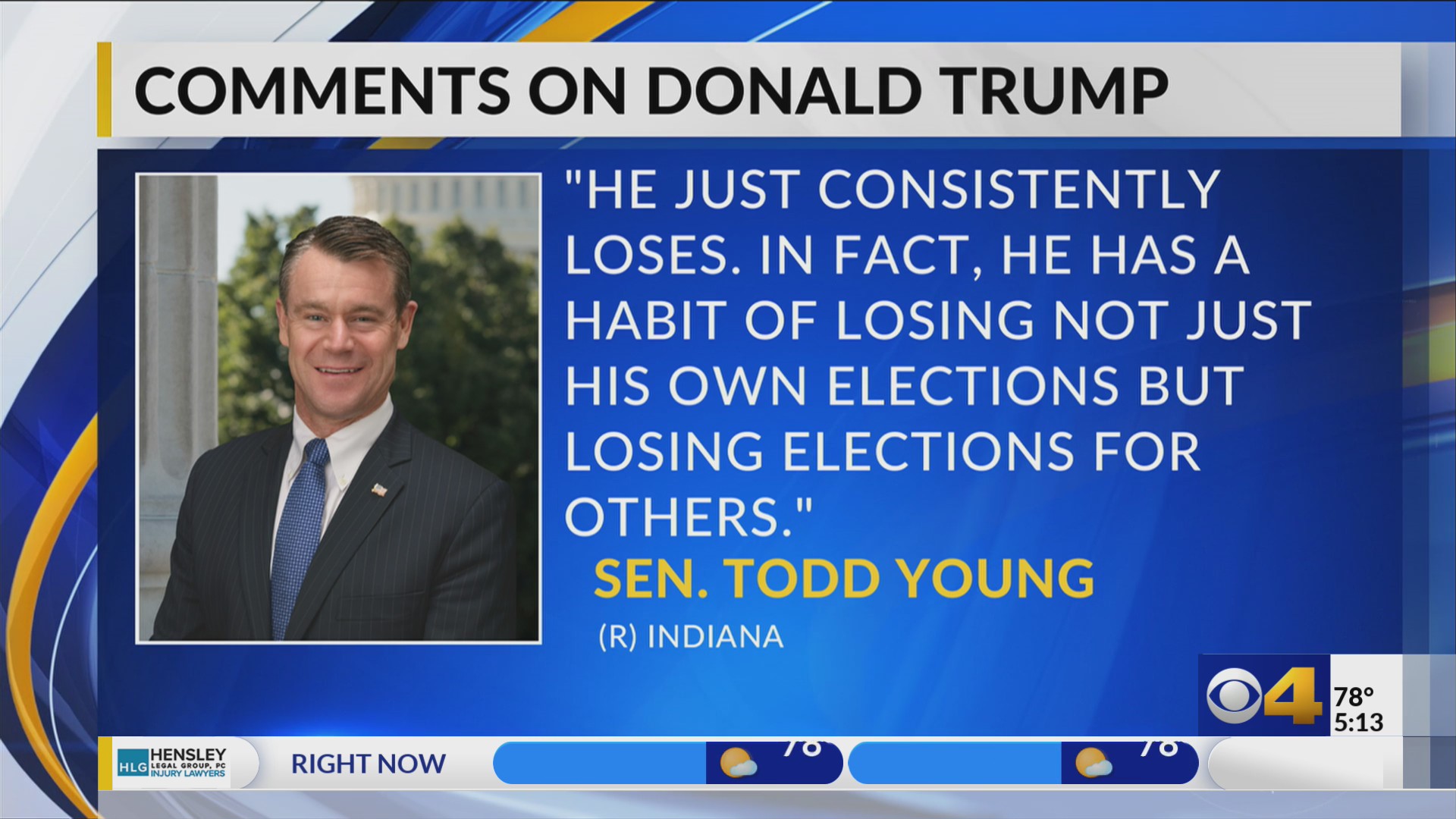 Sen. Todd Young won’t back Trump in 2024: ‘Where do I begin?’ – Fox 59