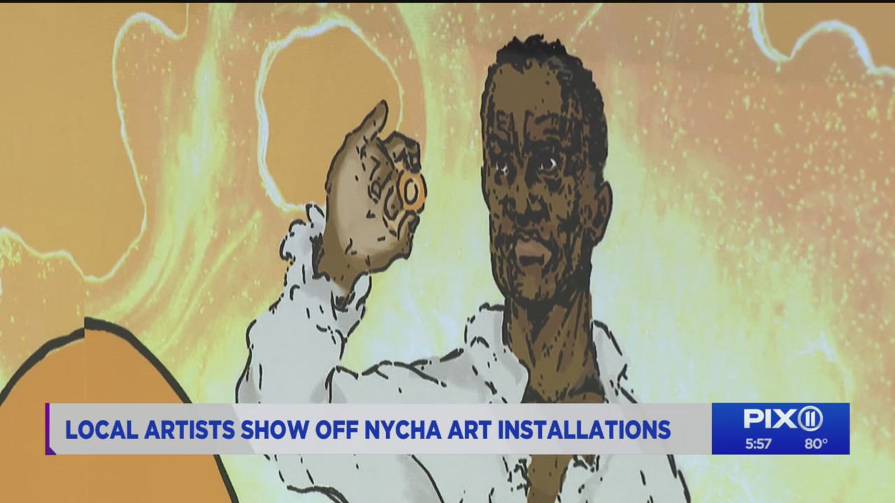 Local artists show off NYCHA art installations – PIX11