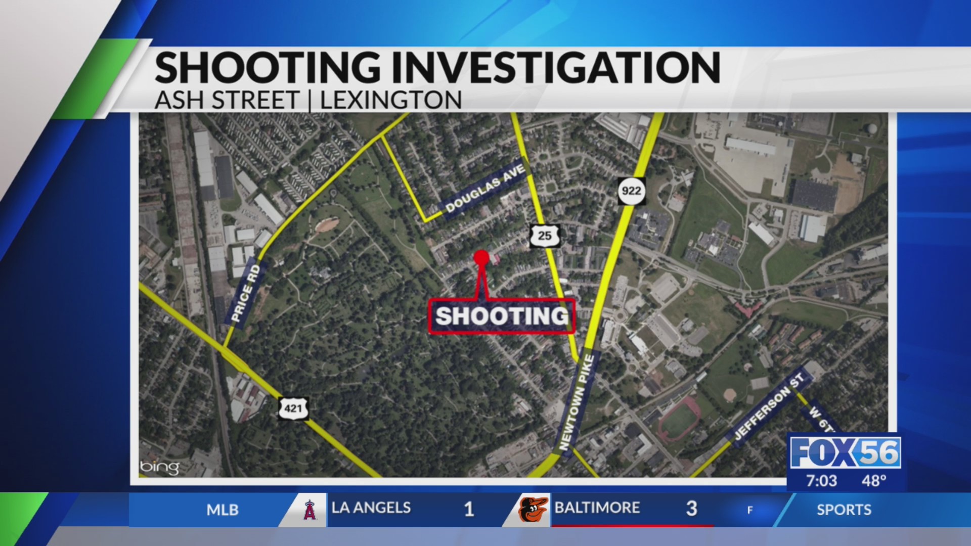 Juvenile injured in overnight shooting in Lexington – FOX 56 News
