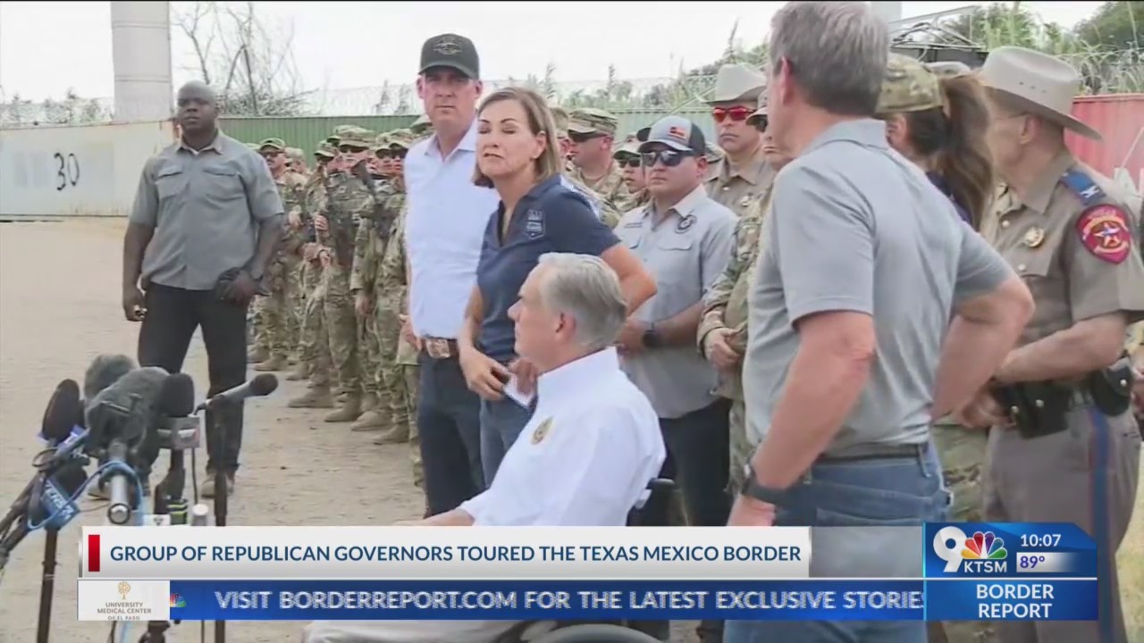 Abbott hosts Republican governors at border buoys, ‘ground zero’ for ...
