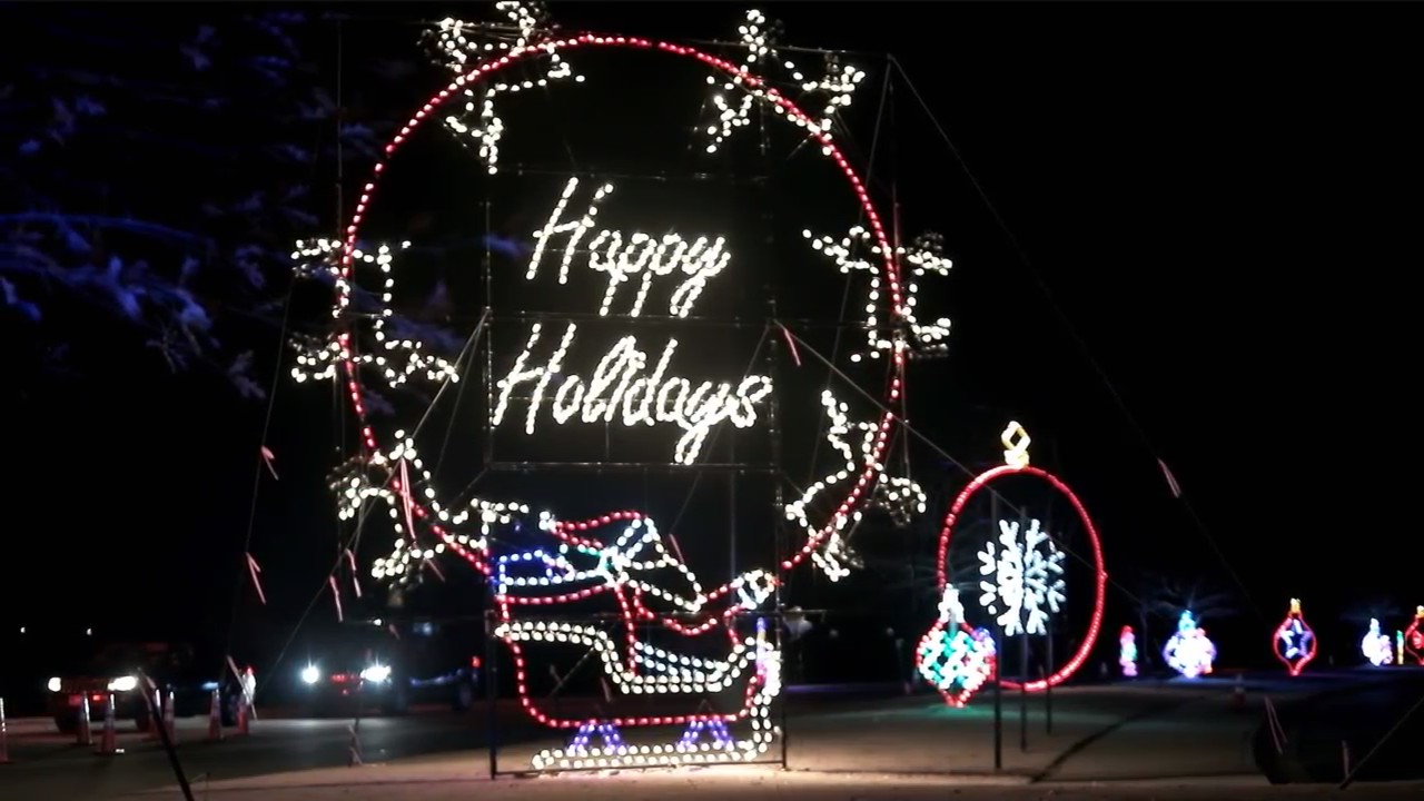 Dazzling drive-thru light display! – NBC4 WCMH-TV