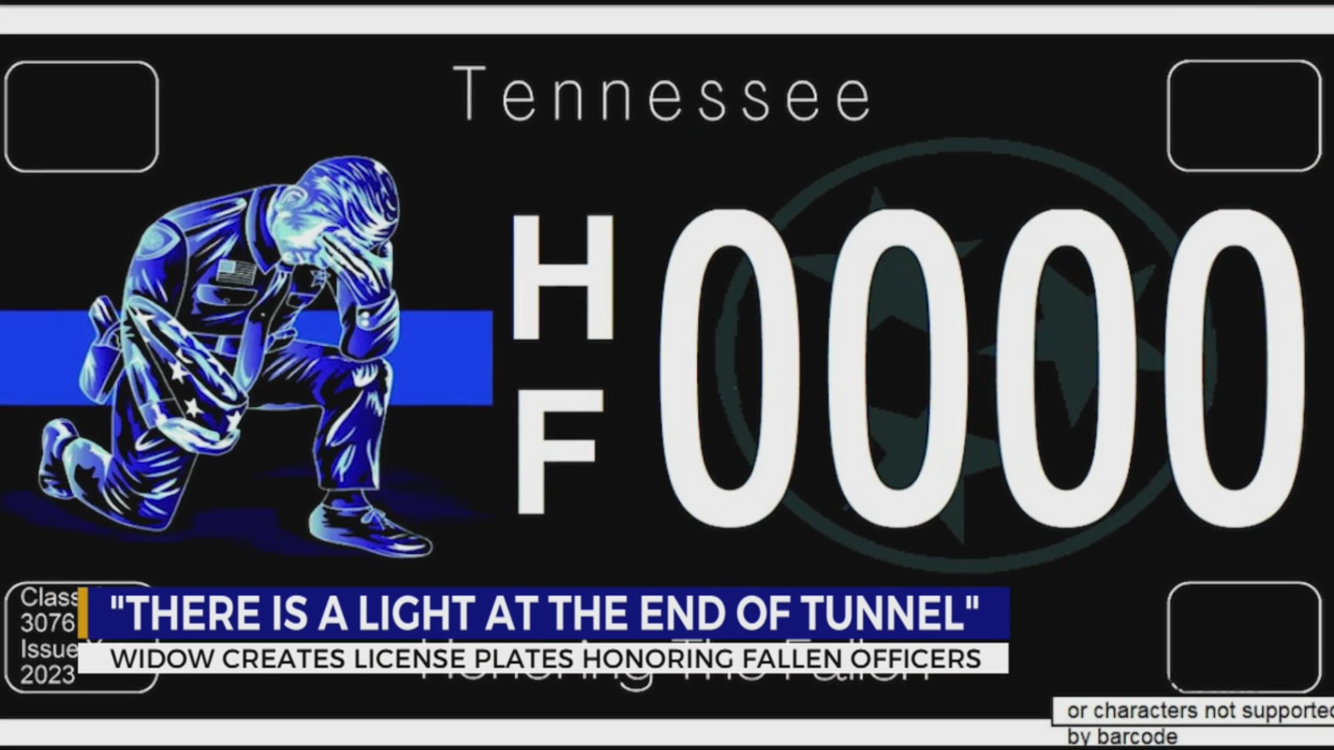 Tennessee license plates to honor fallen officers officially launch ...
