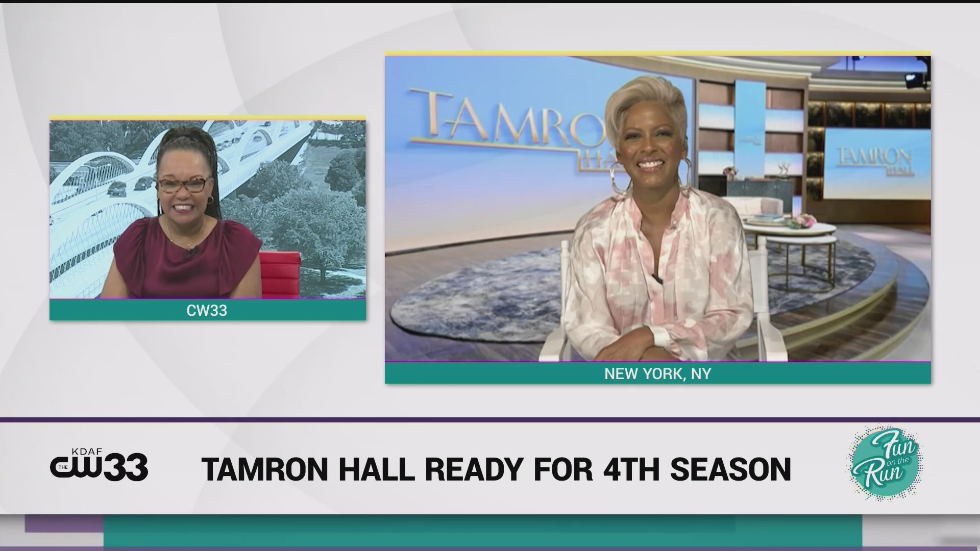 WATCH: Texas-native, Emmy-winning host Tamron Hall talks about her show ...