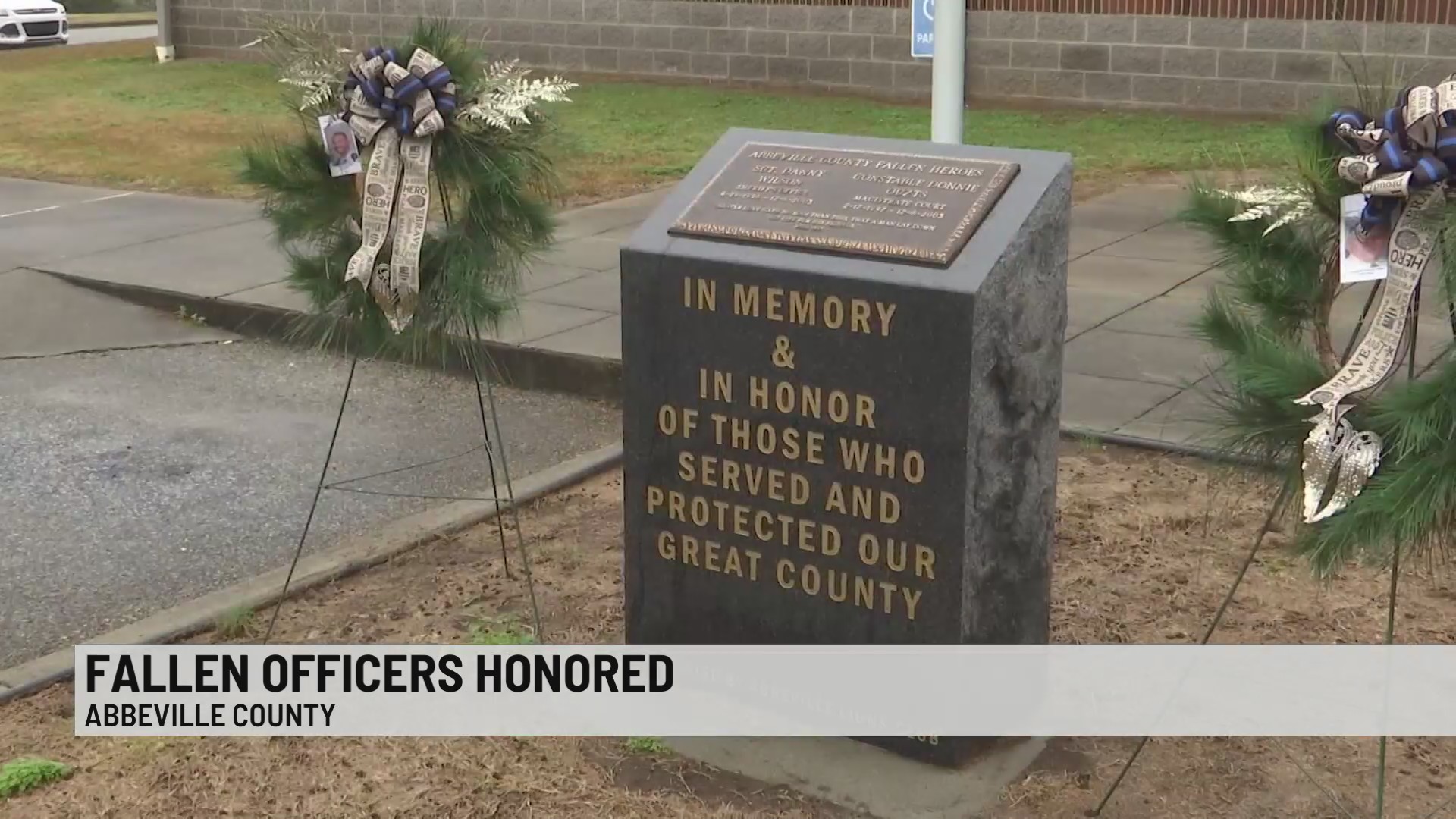 Abbeville Co. building monument in honor of slain law enforcement ...