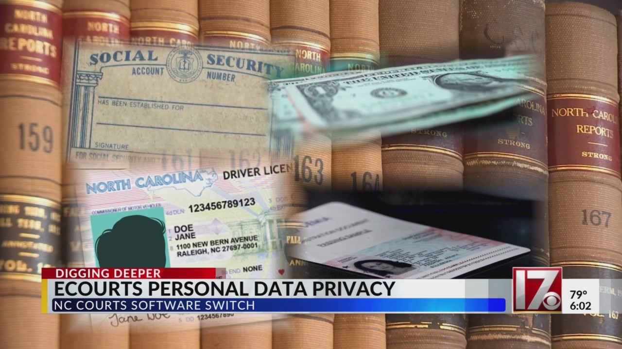 NC ECourts personal data privacy – CBS17.com