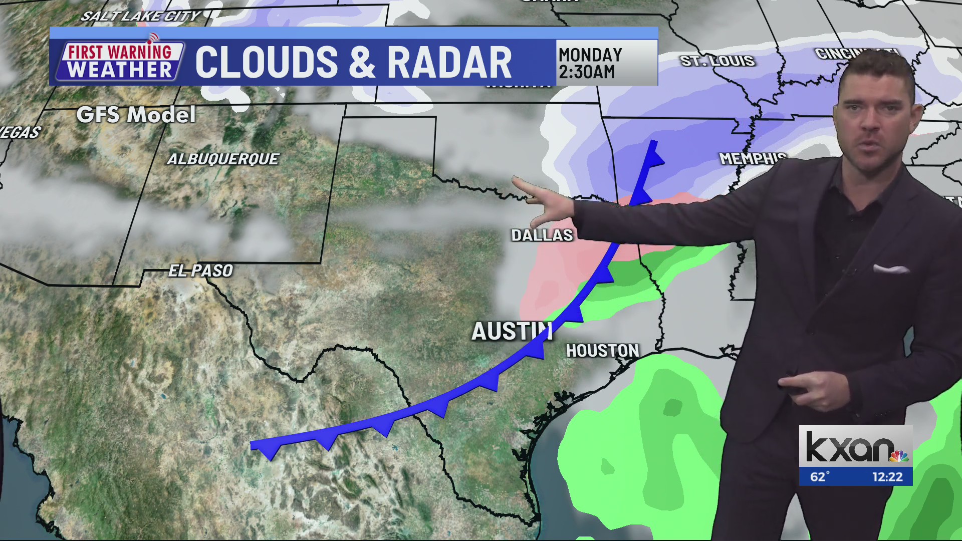 Tracking multiple cold fronts – KXAN Austin