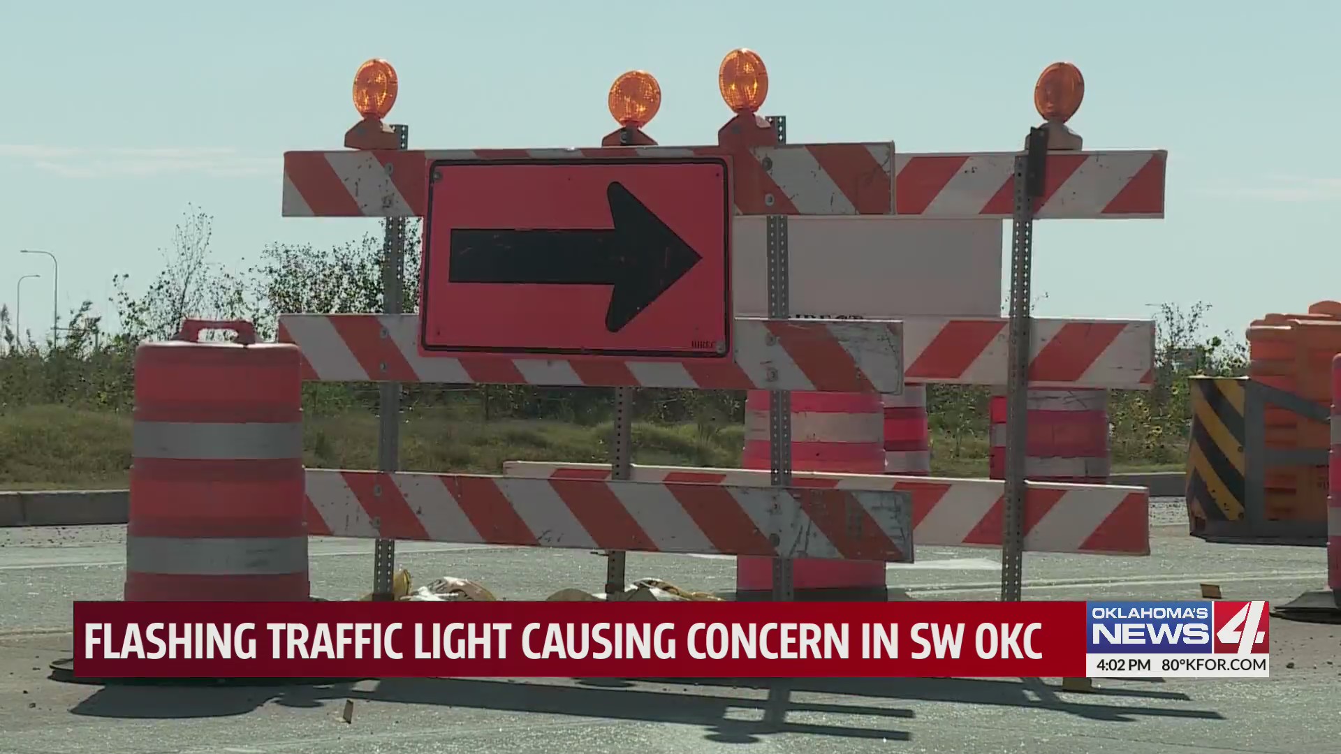 Flashing traffic light causing concern in SW OKC – KFOR.com Oklahoma City