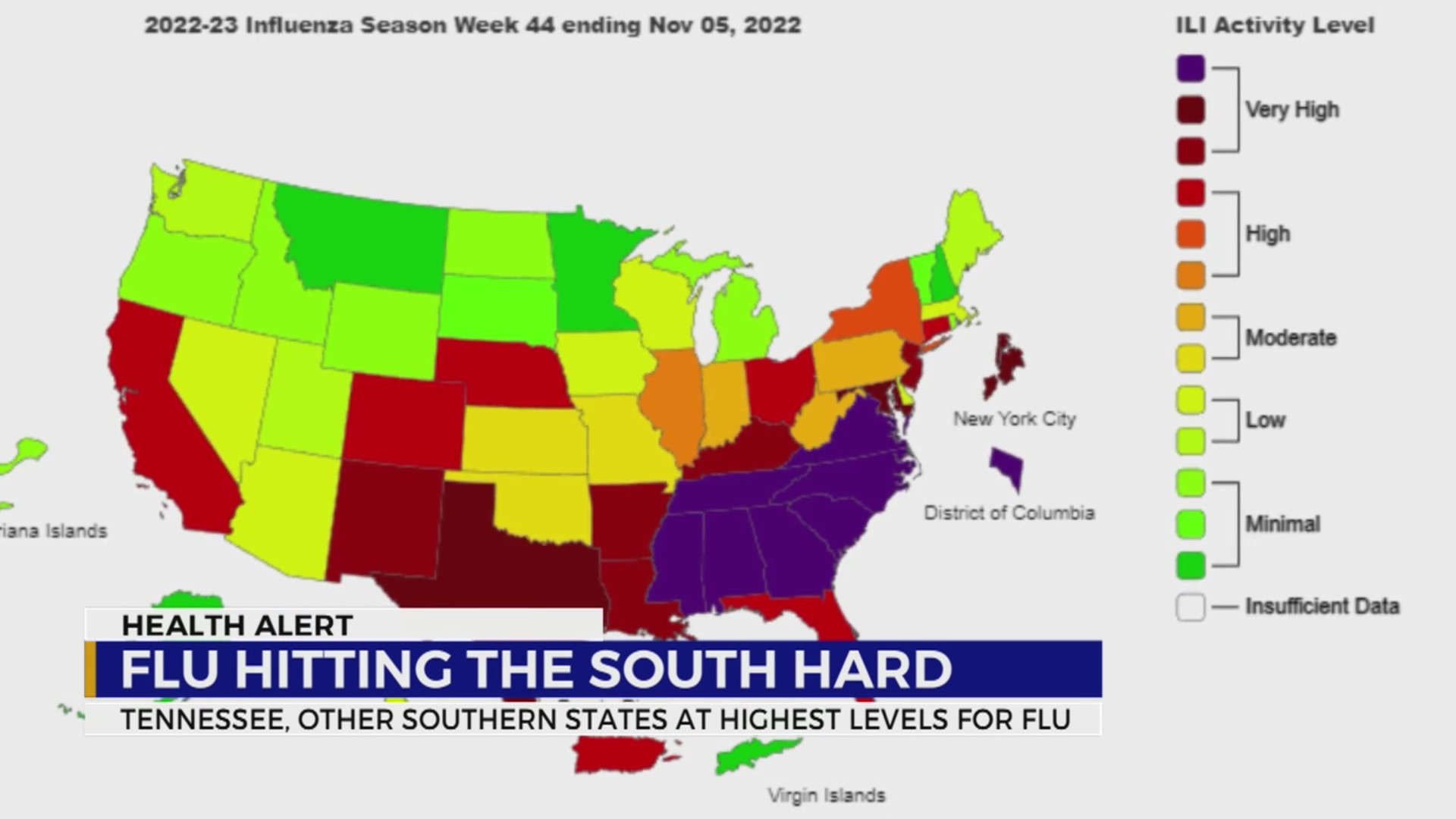 Influenza hitting the South hard: TN among states with ‘high’ flu ...