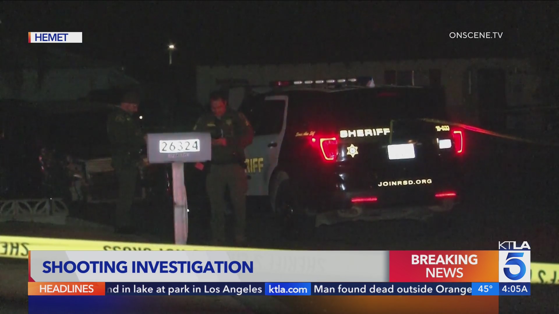 Hemet shooting under investigation – KTLA