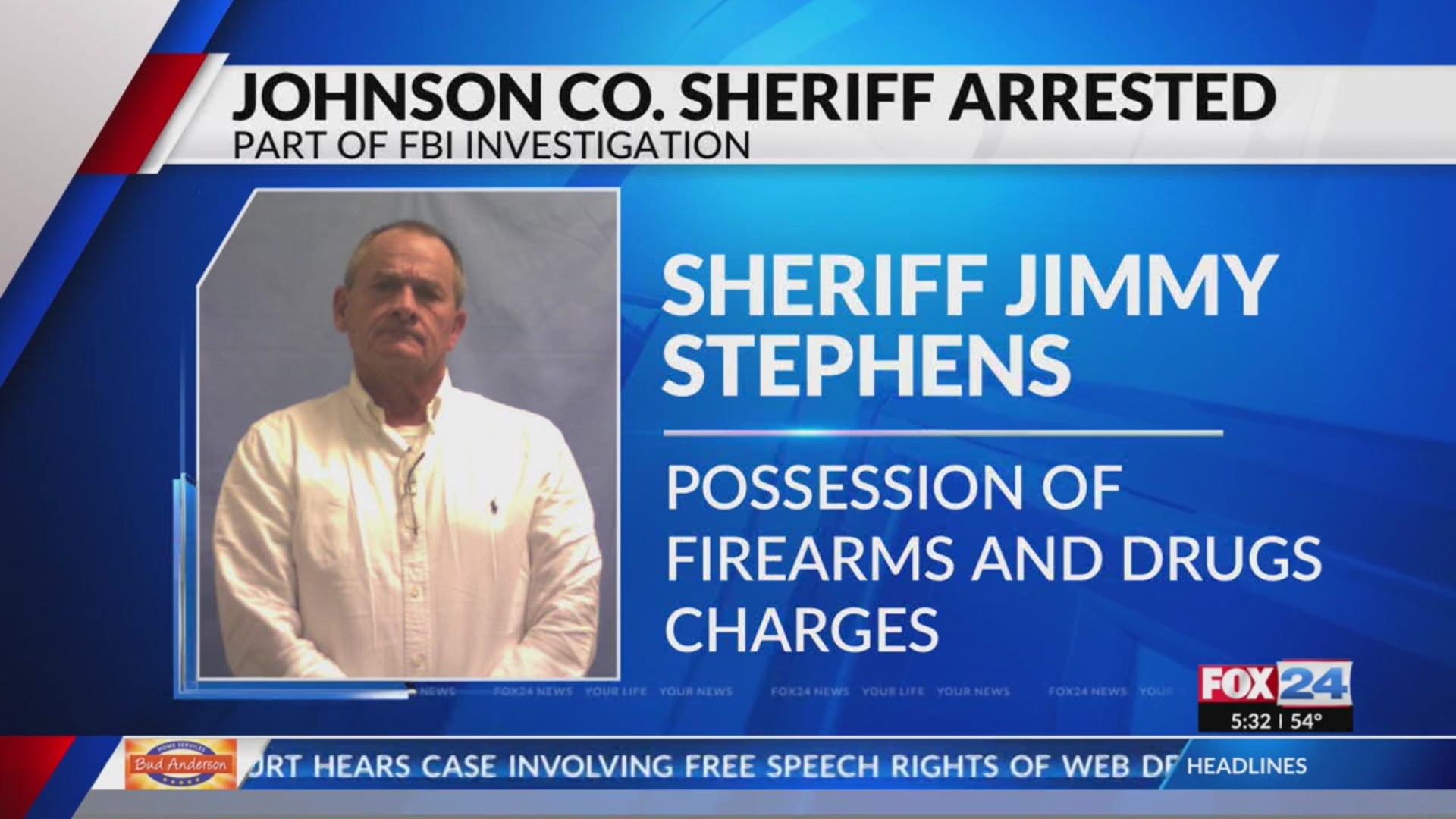 FBI involved in arrest of Johnson County sheriff – KNWA FOX24