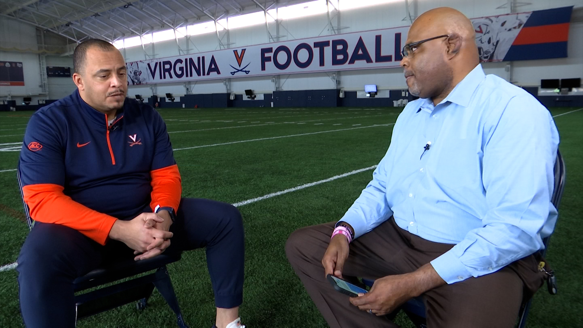 VIRGINIA CAVALIERS HEAD FOOTBALL COACH TONY ELLIOTT FULL INTERVIEW – WFXRtv