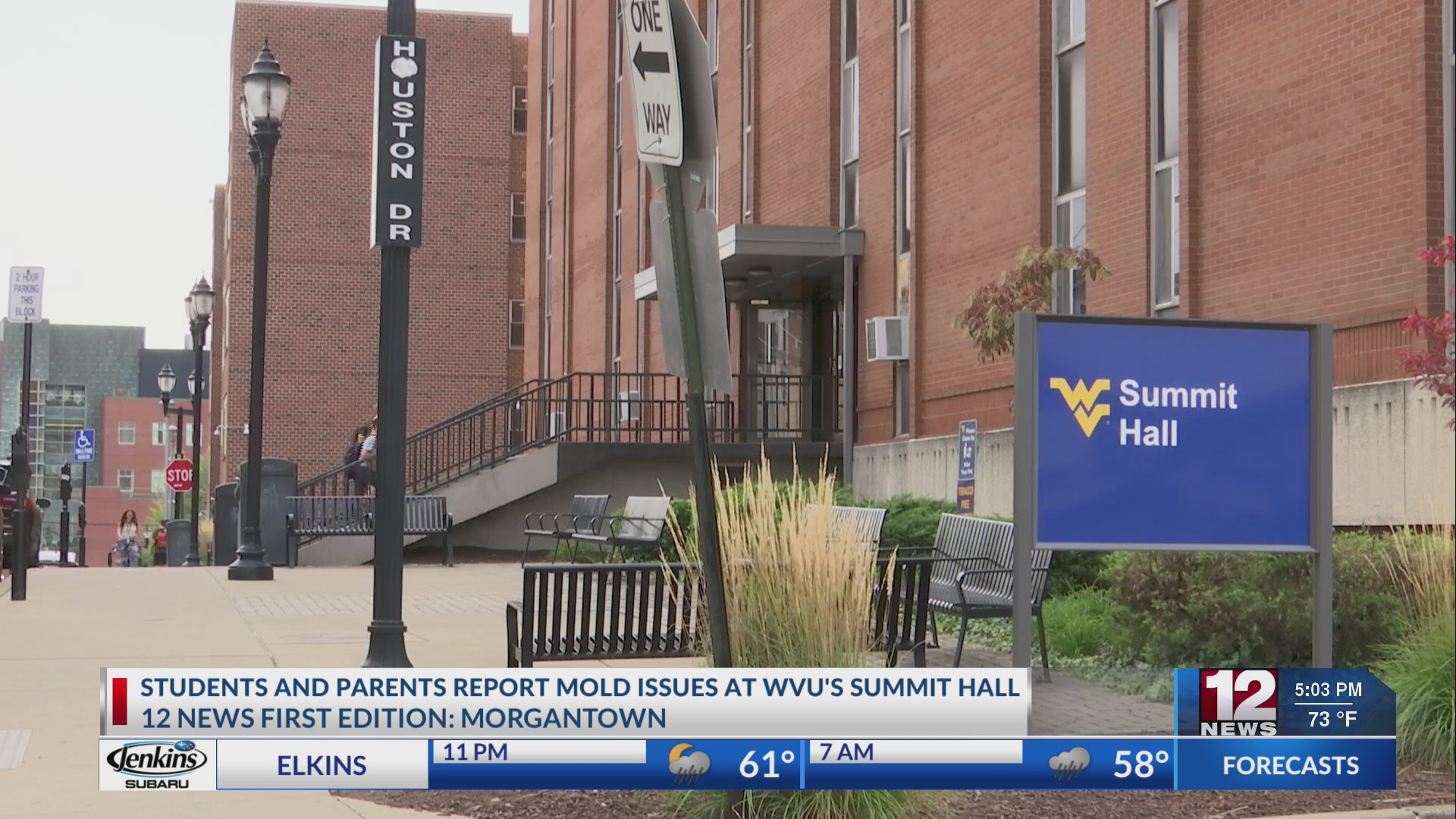 Students and parents report mold issues at WVU’s Summit Hall – WBOY.com