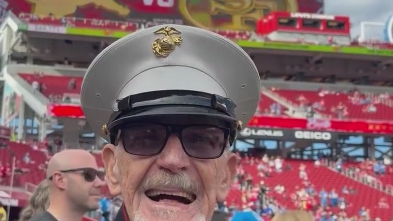 WW2 Veteran honored during 49ers NFC Championship win – FOX40 News