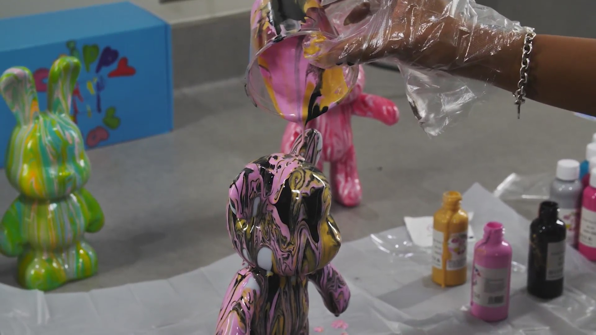 You’ll have the complete artistic experience with Drippy Bear ...