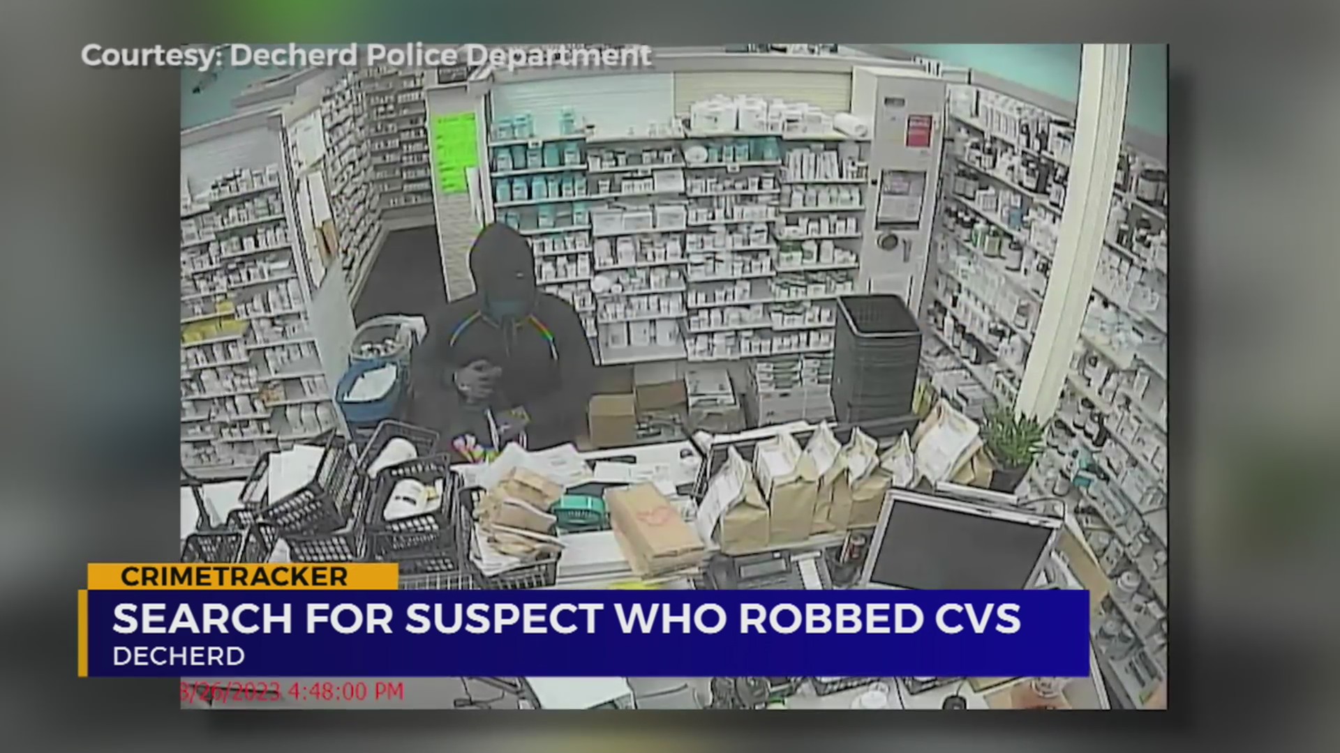 Police searching for person involved in armed robbery at Decherd CVS ...