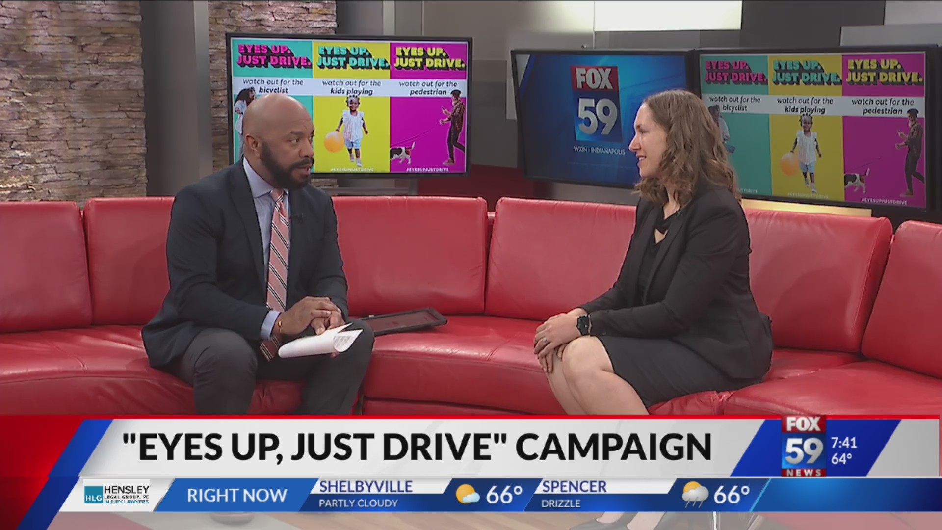 Eyes Up, Just Drive Campaign – Fox 59