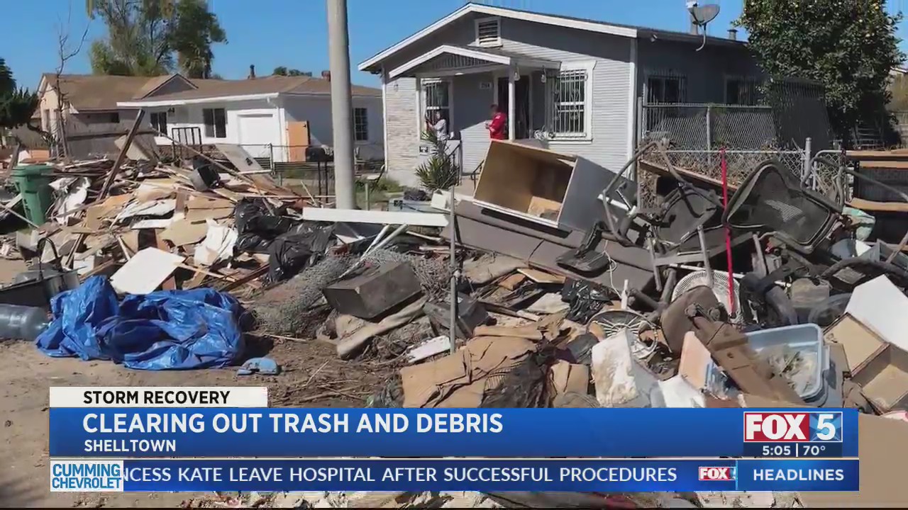Shelltown Residents Still Working To Clear Trash And Debris After ...
