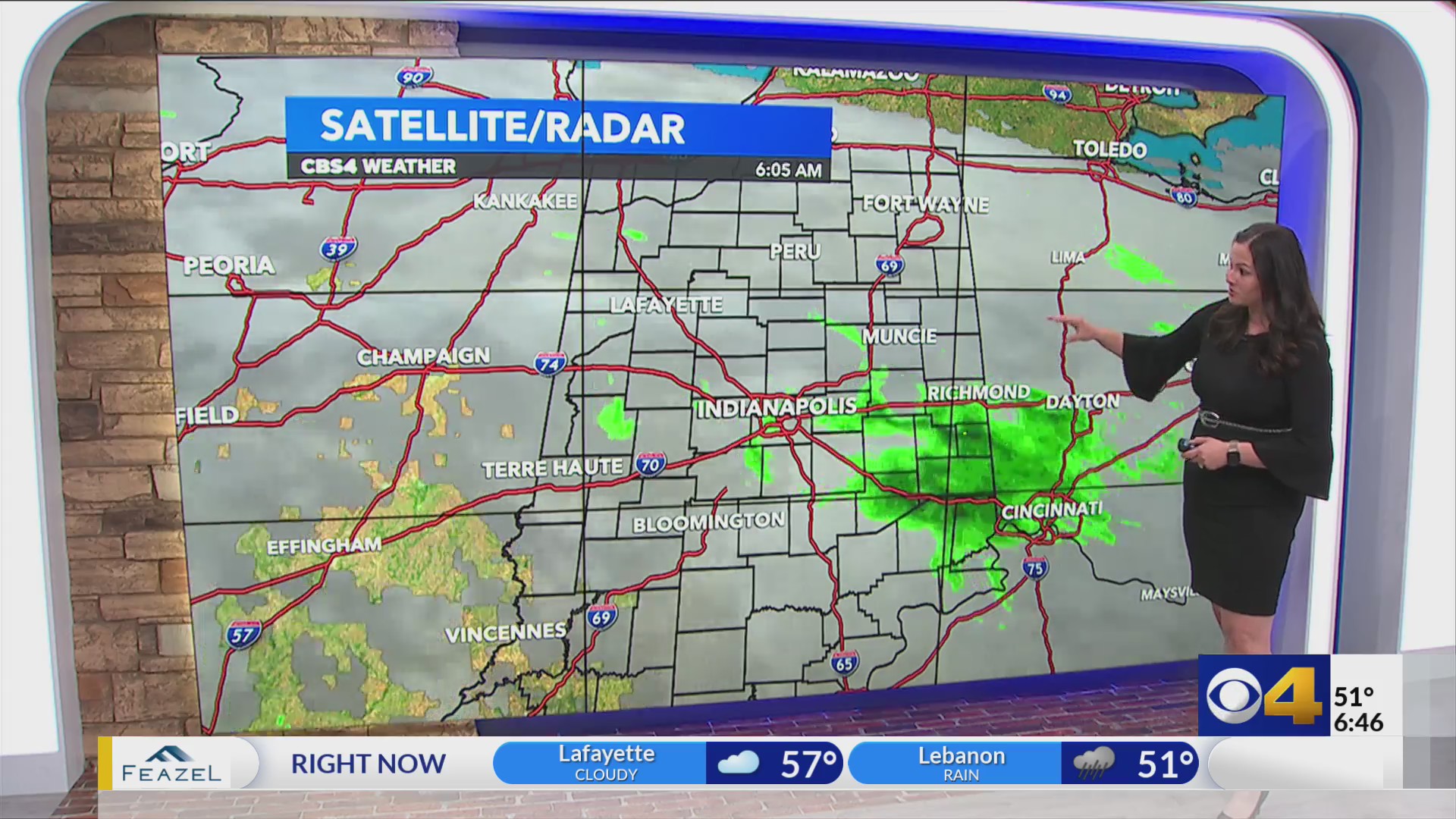 Cloudy and cooler start to the week – WTTV CBS4Indy