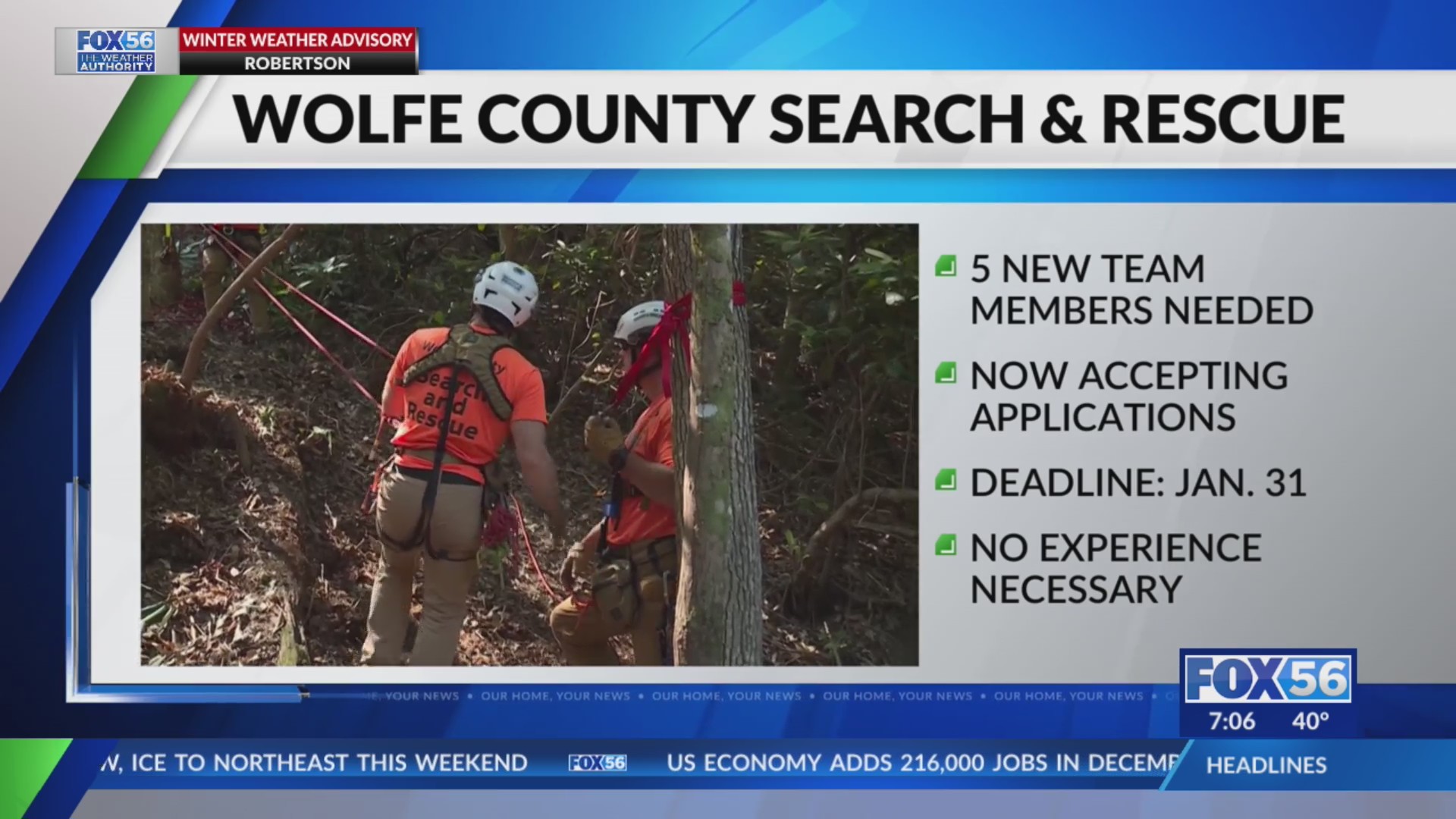 Wolfe County Search and Rescue looking to add 5 new members to team ...