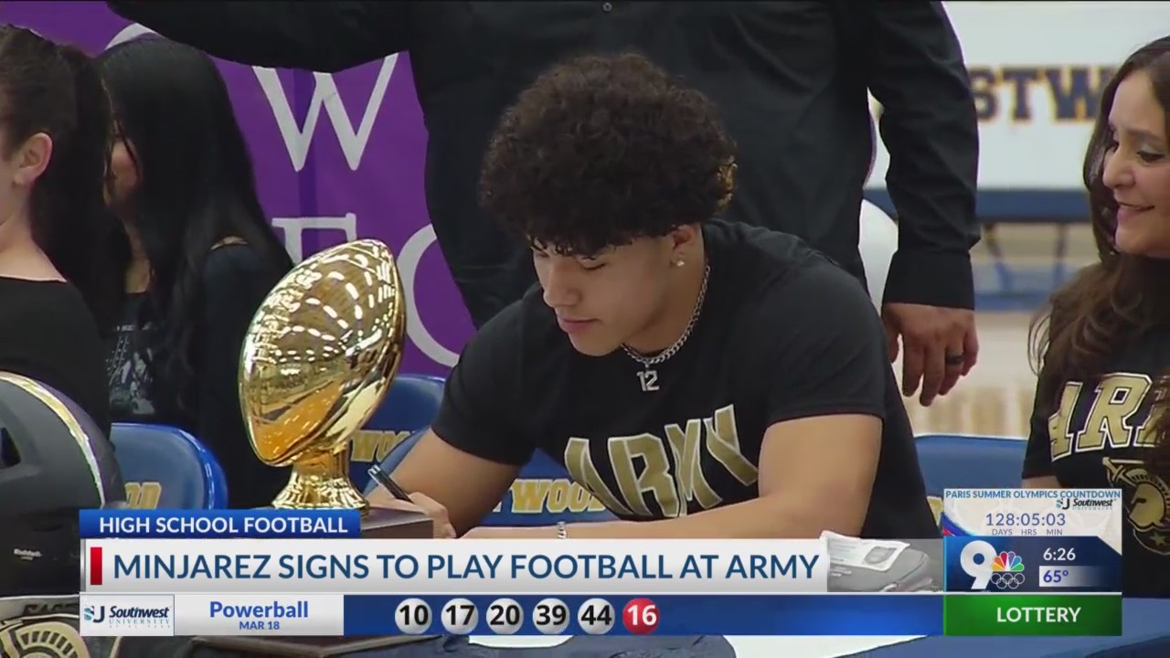 Eastwood’s Minjarez signs to play at Army – KTSM 9 News