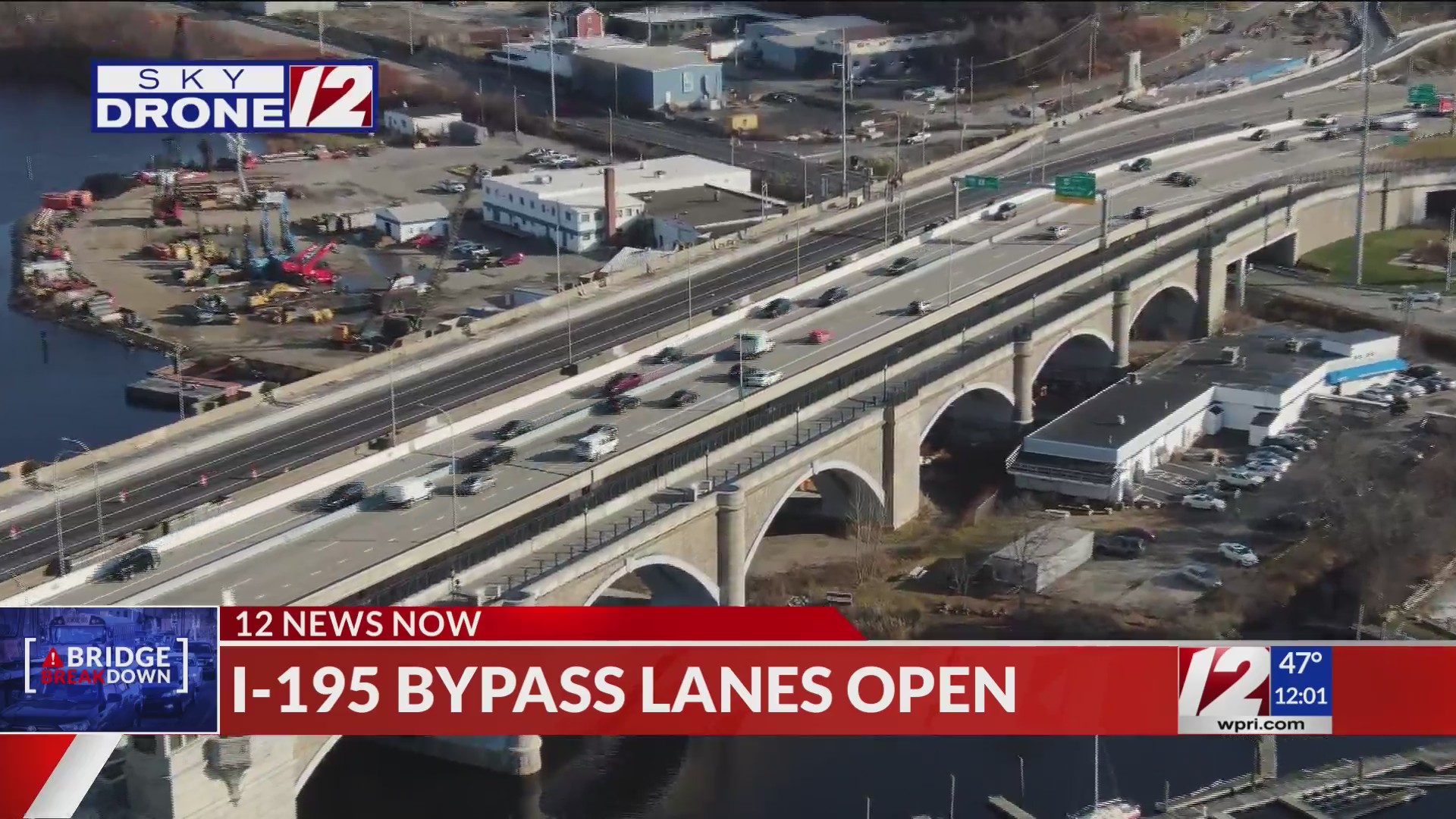 I-195 West ‘bypass lanes’ open ahead of schedule – WPRI.com