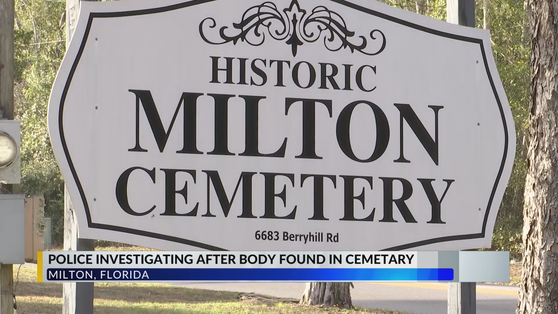 Milton Police investigating body found in unmarked grave at Historic ...