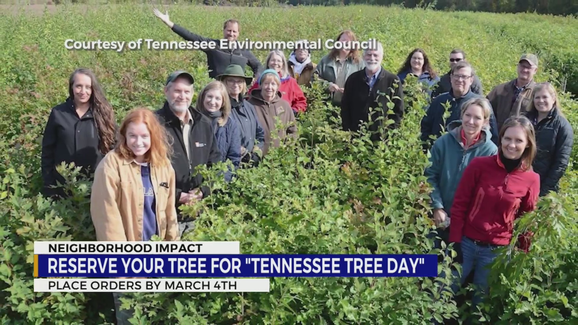 Neighborhood Impact: Reserve your tree for Tennessee Tree Day – WKRN News 2