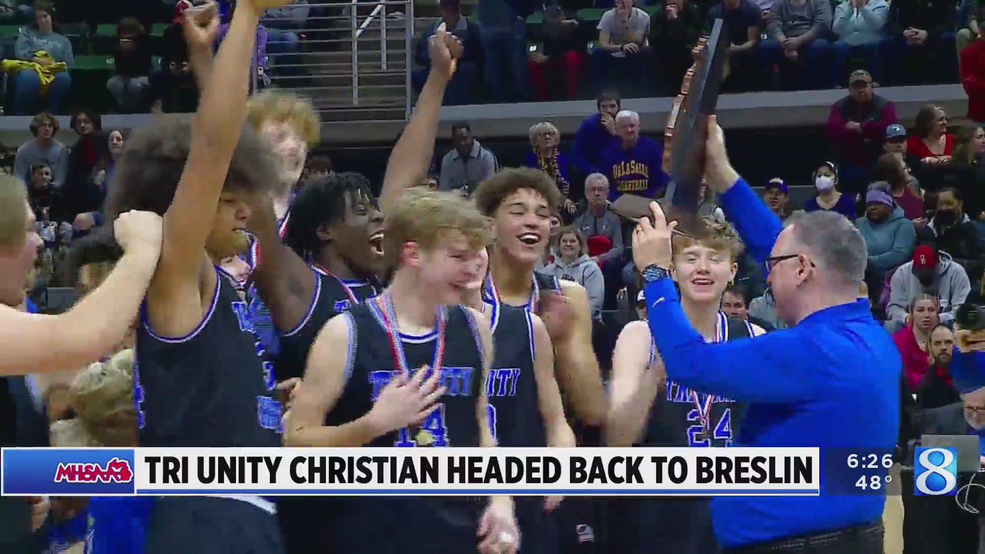Tri Unity Christian headed back to Breslin – WOODTV.com
