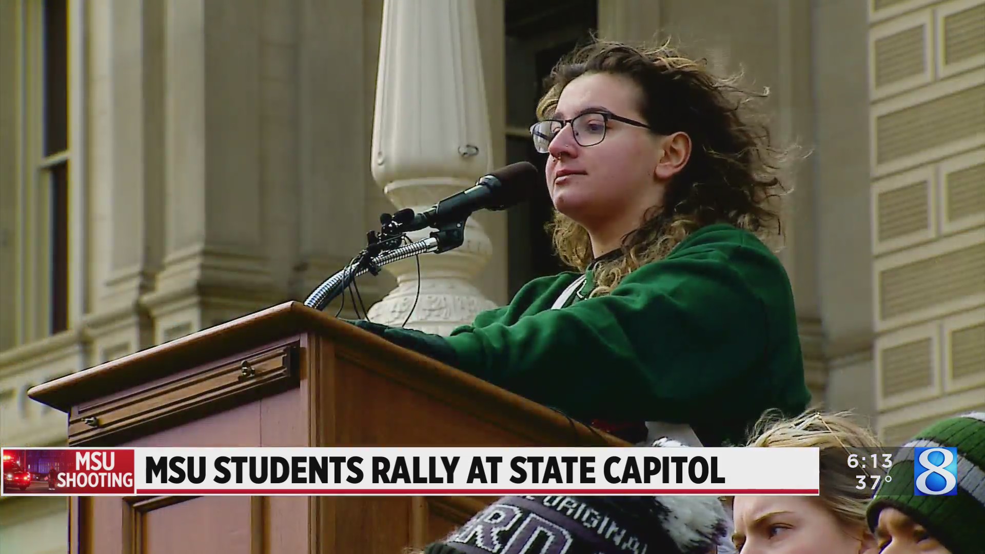 MSU students hold sit-down protest at Michigan Capitol – WOODTV.com