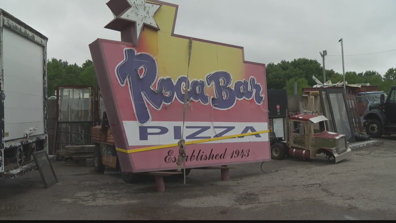 Original Roca Bar sign finds new home at Evansville salvage yard ...