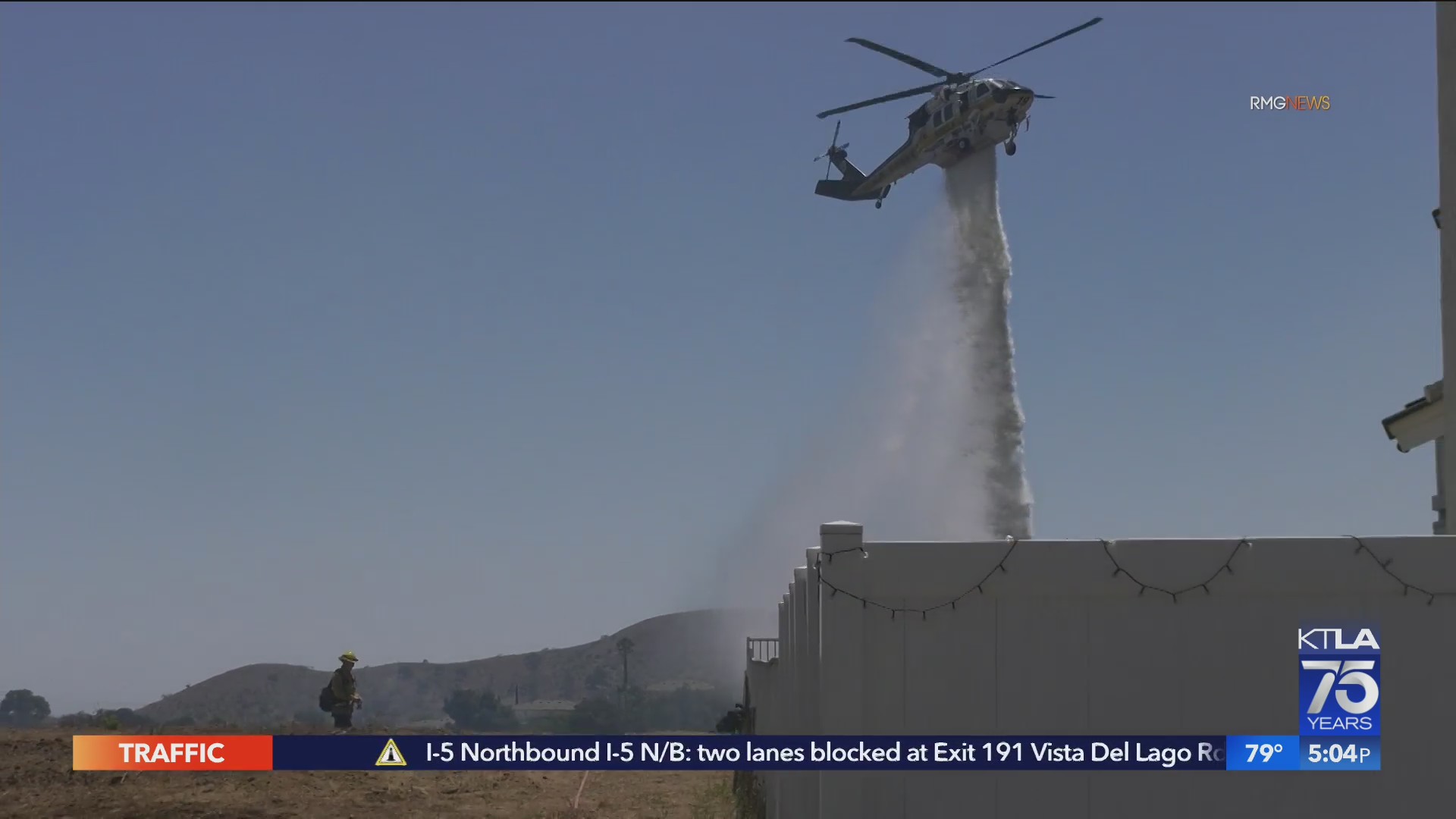 Firefighters gain control over Diamond Bar brush fire that threatened ...