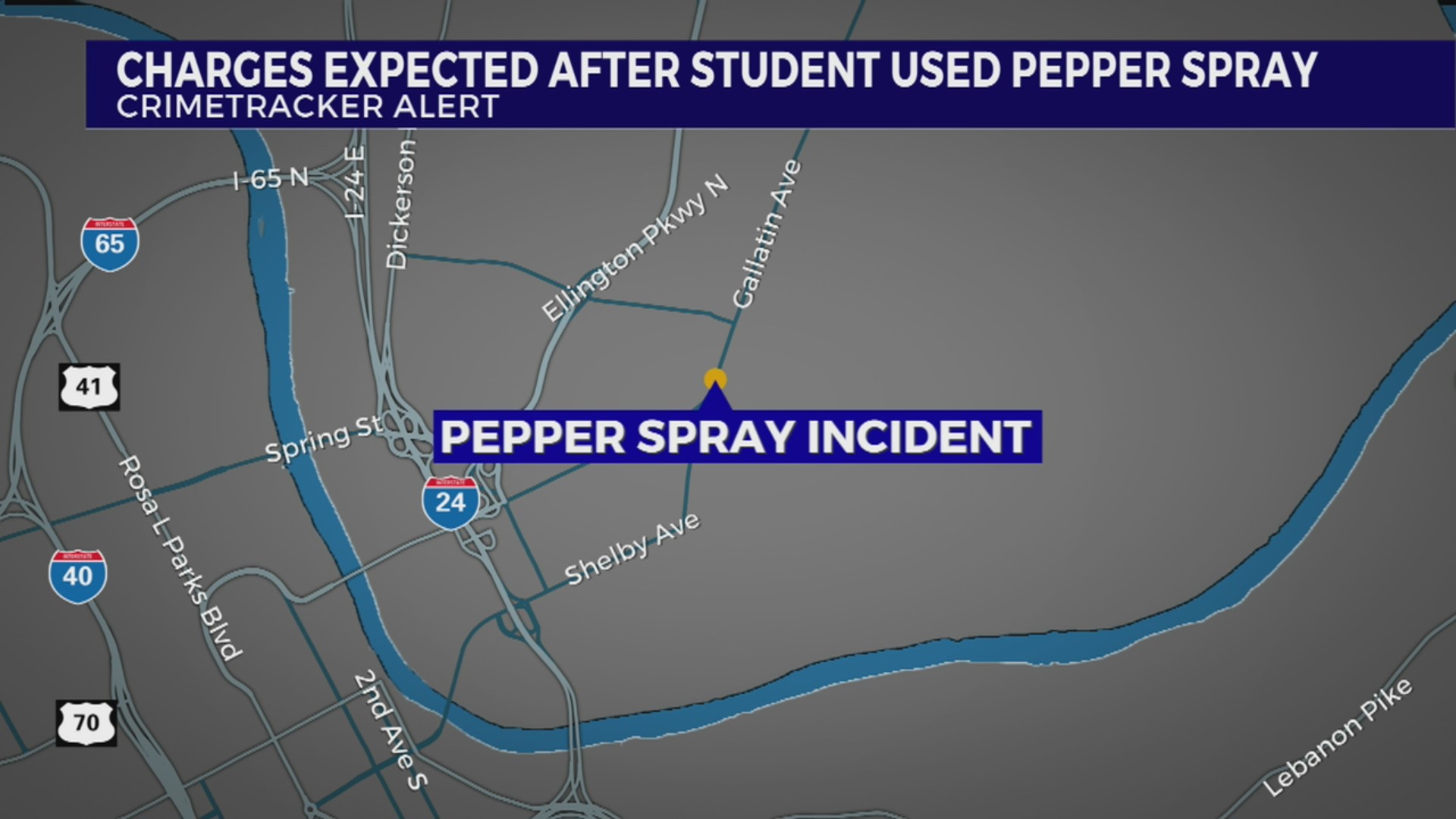 Charges expected after student used pepper spray – WKRN News 2