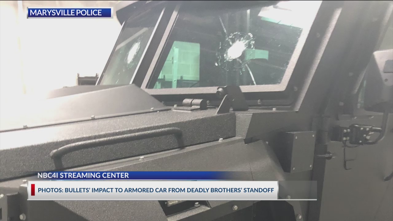 Photos: Bullets’ impact to armored car from deadly brothers’ standoff ...