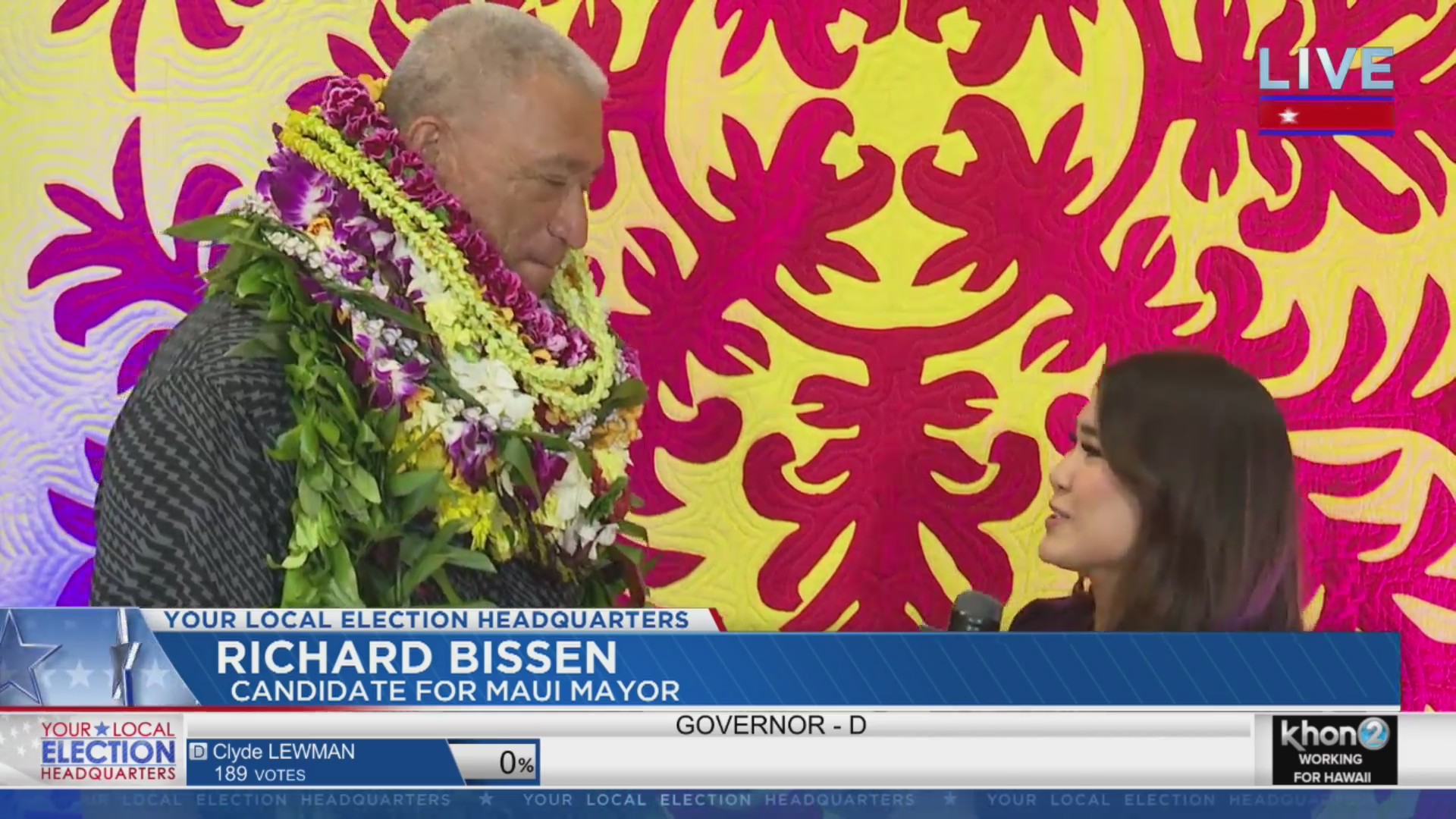 Richard Bissen Candidate for Maui Mayor – KHON2